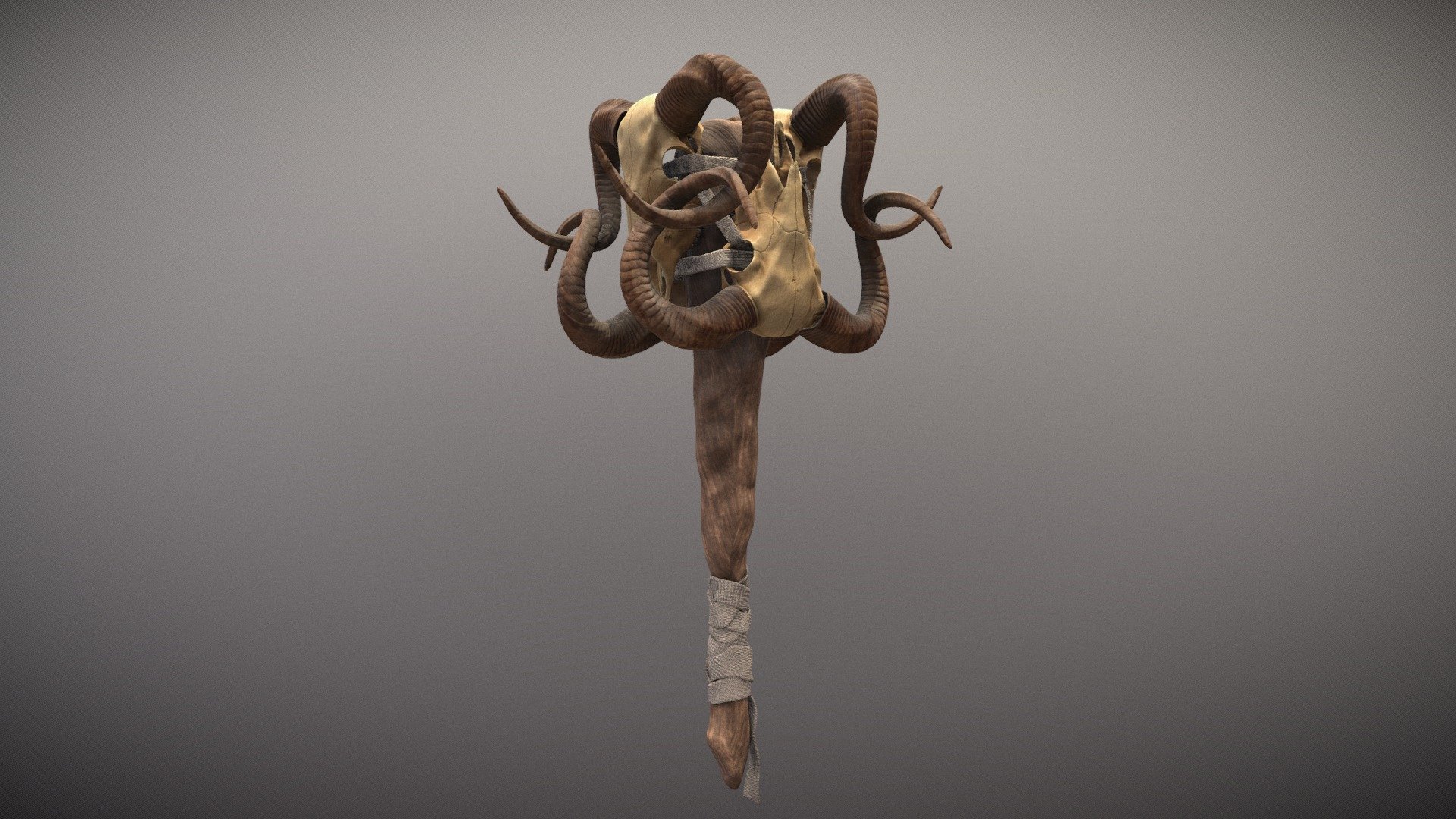 Ram Skull Weapon - 3D model by adzanic [d8cd956] - Sketchfab
