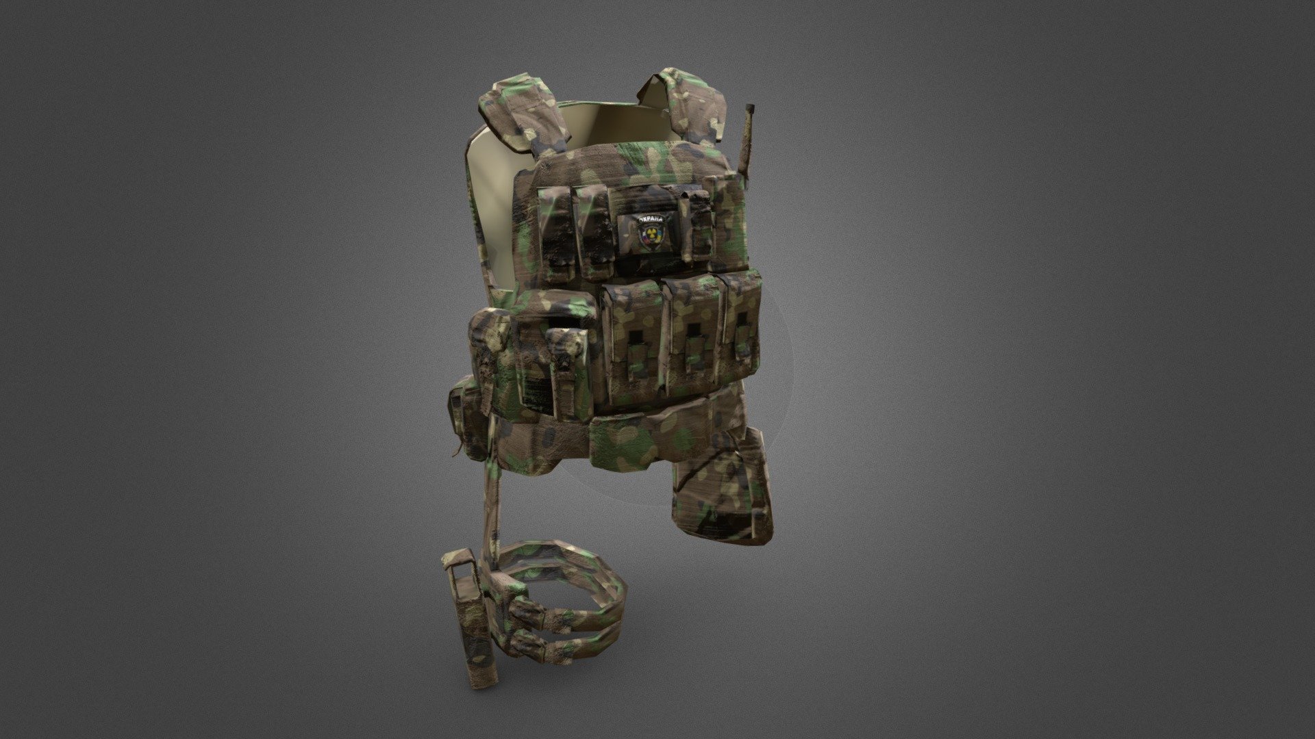 VEST STALKER OKSOP - 3D model by allexsite [d8cff42] - Sketchfab