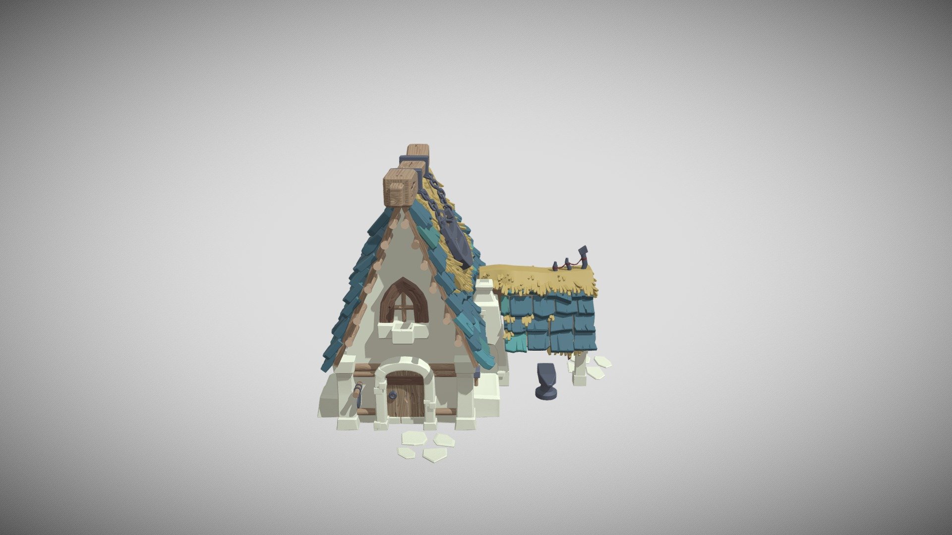 Shack - 3D model by elbiqq [d8d32af] - Sketchfab
