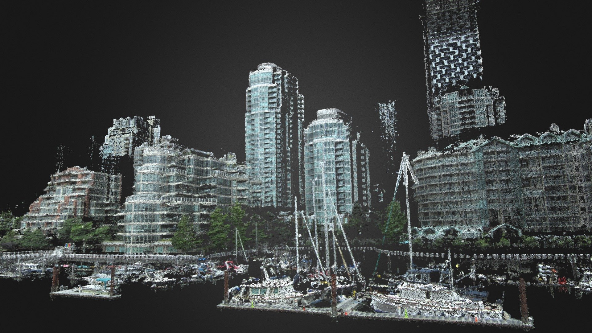 Downtown Vancouver, BC - from water - Download Free 3D model by Jer Bot ...