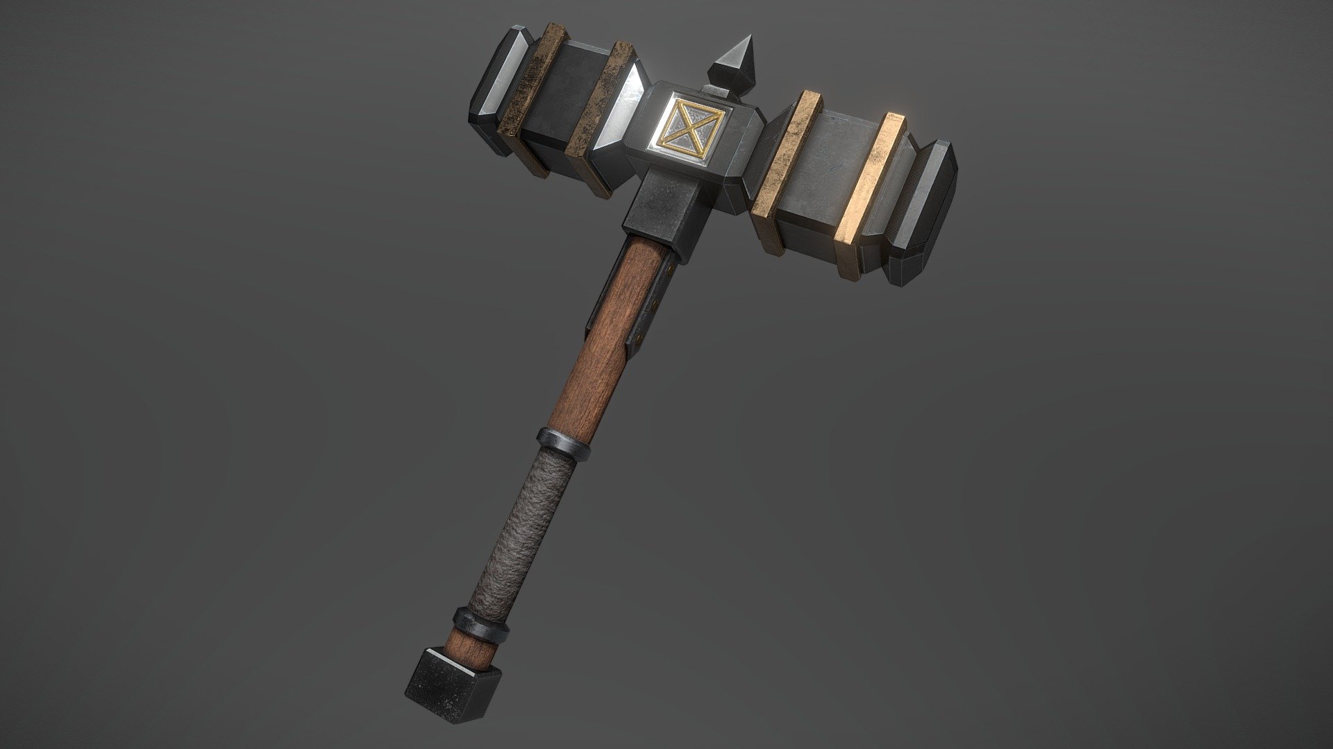 One Handed Hammer - 3D model by Nick Neissa (@NNeissa) [d8d43d5 ...