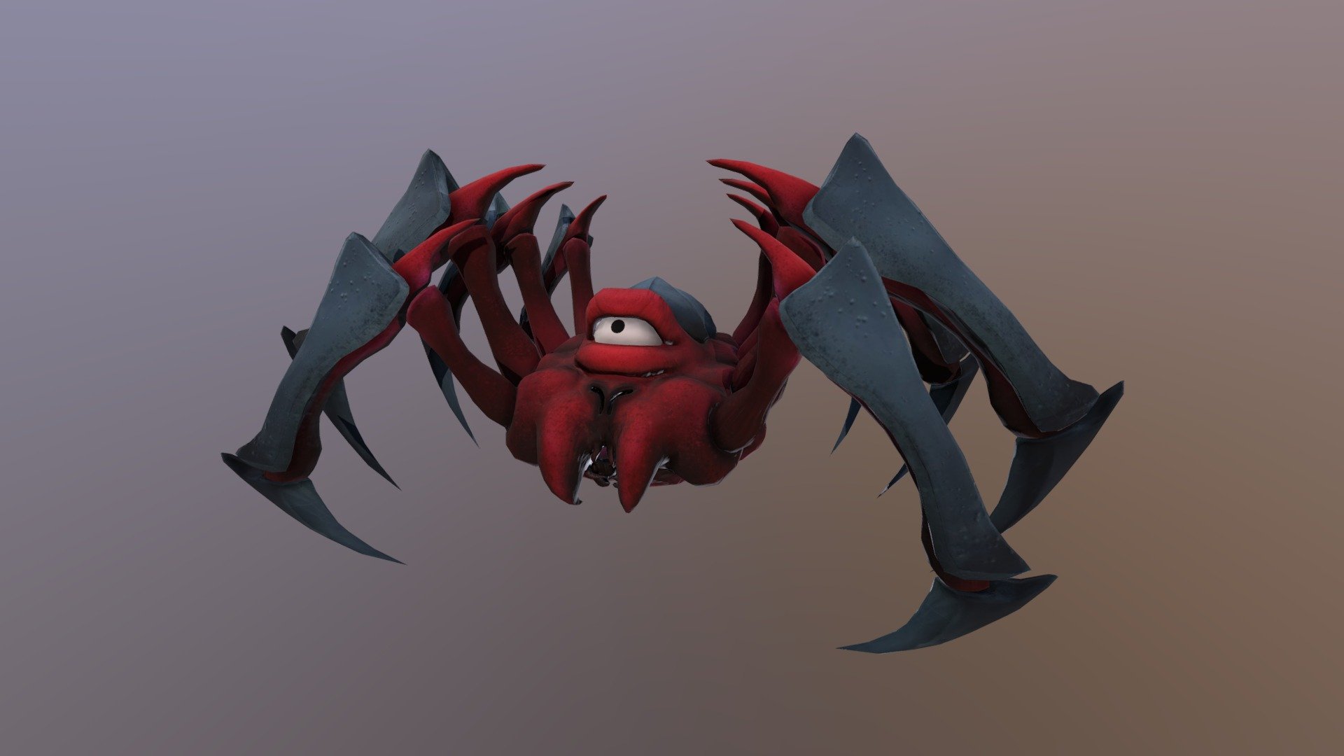 Spider - 3D model by mcfluff [d8d4d40] - Sketchfab