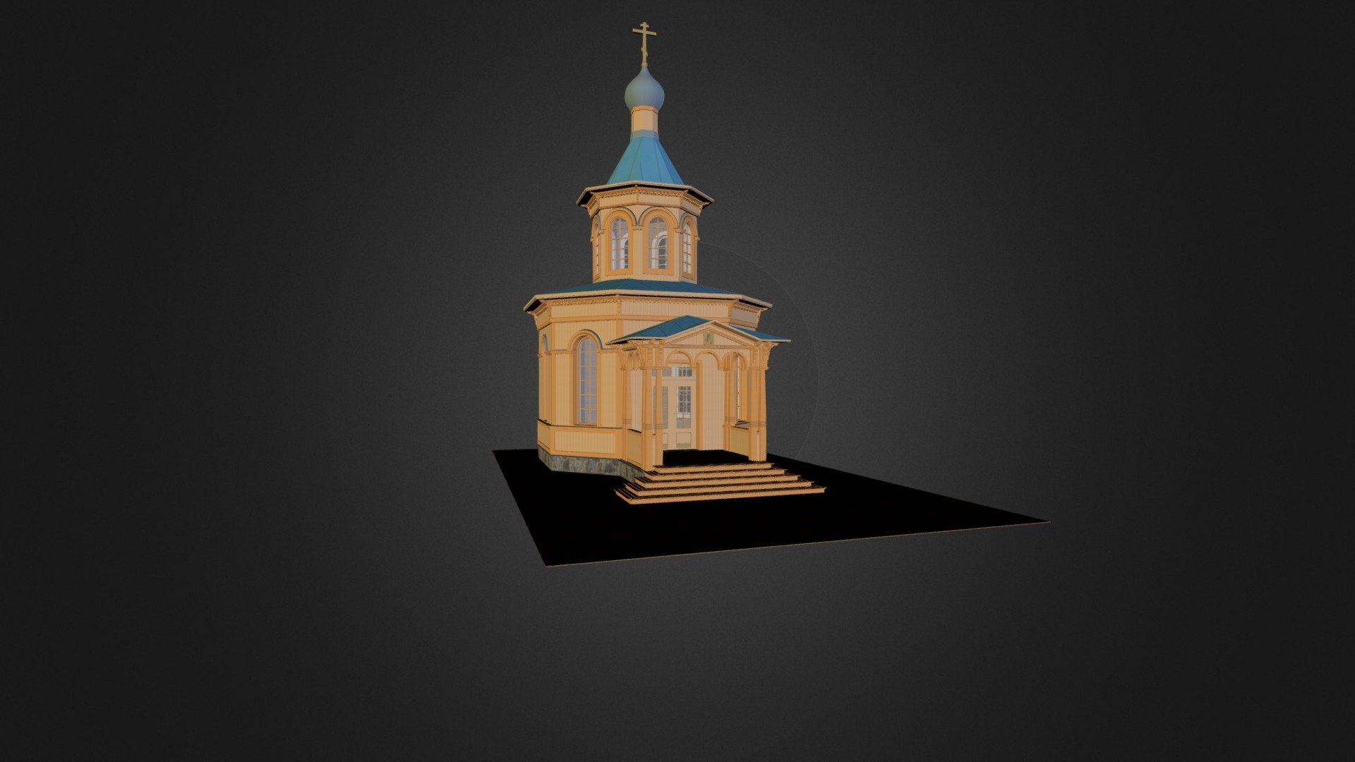 Chapel - 3D model by Alexey Skoldinov (@skoldinov) [d8d8e14] - Sketchfab