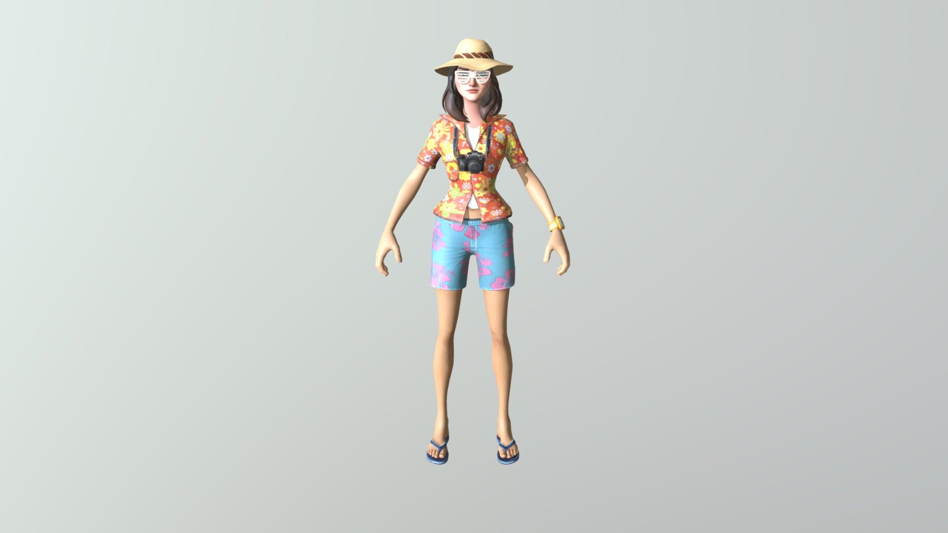 F SML Hawaiian 01 - Download Free 3D model by ZorroAshura [d8d9895 ...