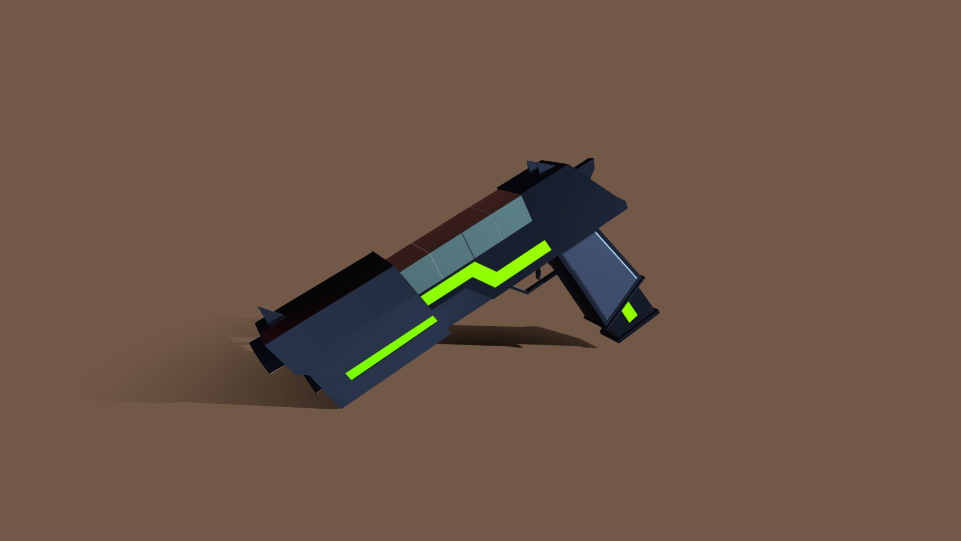 Sci-fi low poly Gun - Download Free 3D model by MrPuppet [d8dbf35 ...