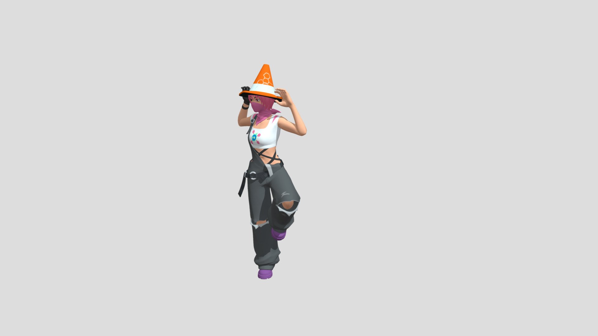 Joss (Fortnite) spin animation - 3D model by bytephunk [d8de6f6 ...