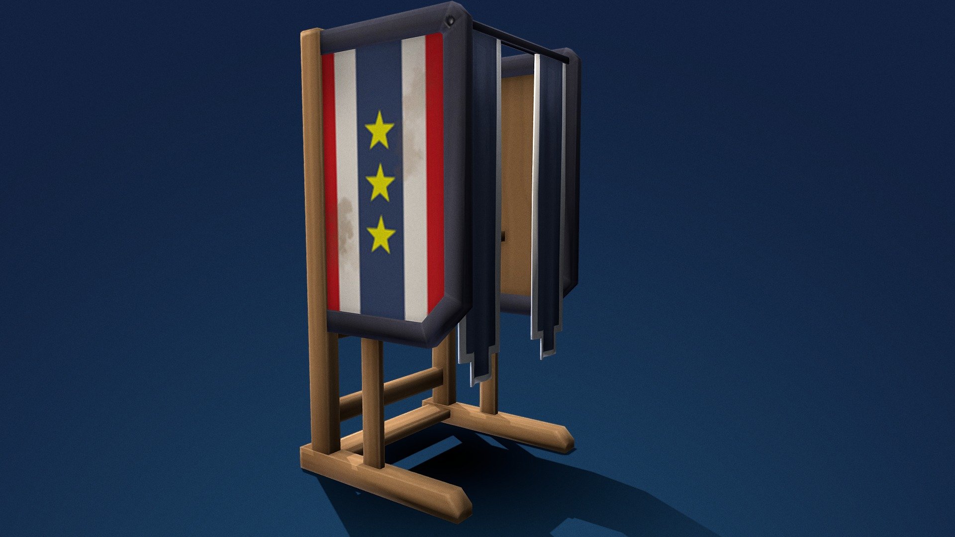 Voting Booth - 3D model by Phlo (@PhloArt) [d8dedf0] - Sketchfab