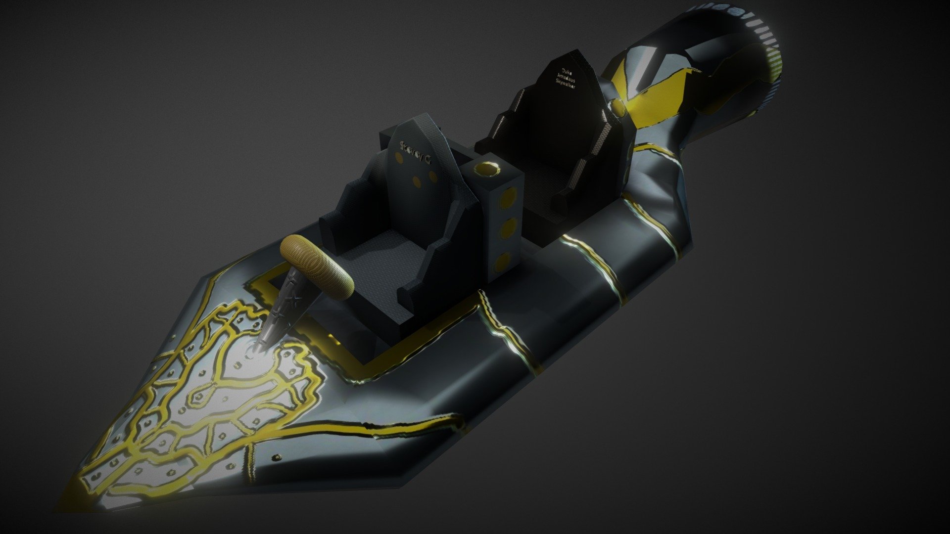Pod Racer Speedster - 3D model by stephen.guzman [d8e1de7] - Sketchfab