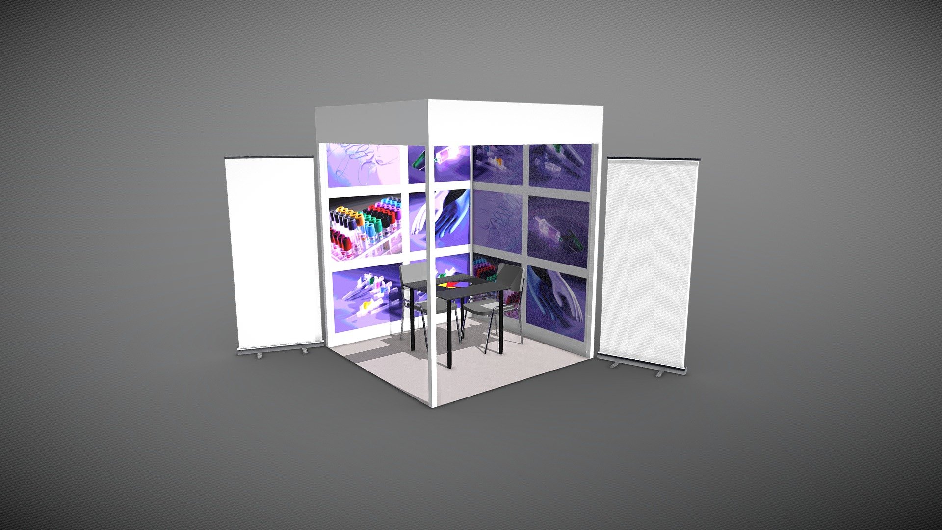 Advertising stand - Download Free 3D model by YouniqueĪdeaStudio ...