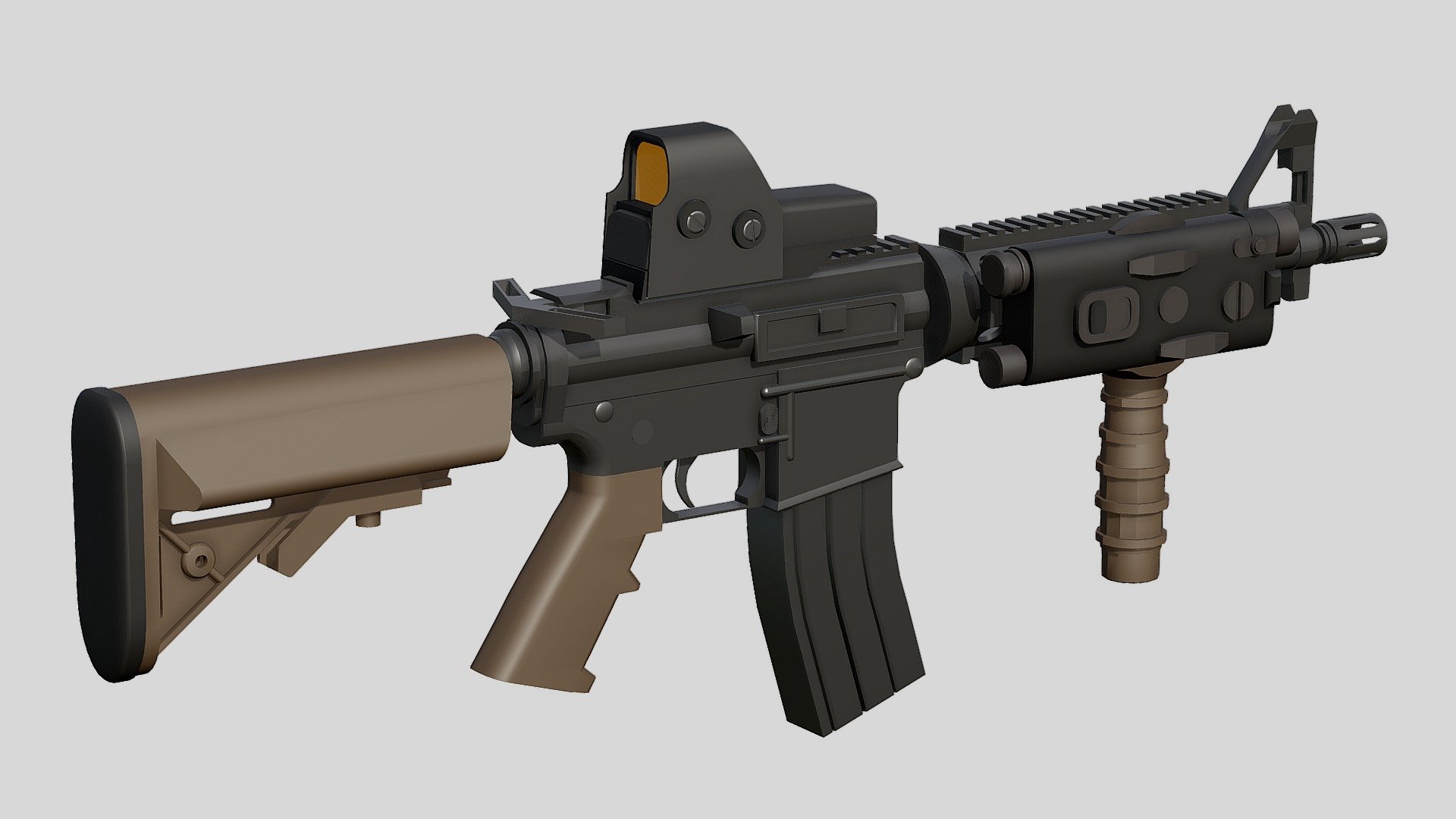 CQB Assault Rifle - 3D model by best3dmodels-designer [d8e3601] - Sketchfab