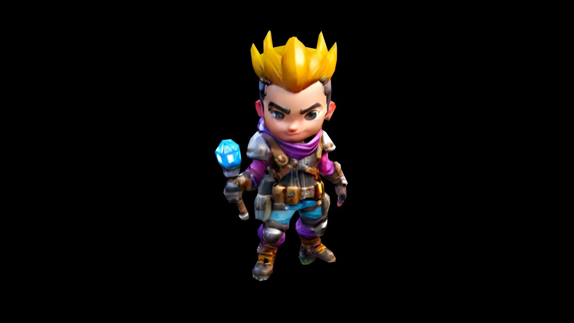 "Solar Crown Knight from a Role-Playing Video Ga - Download Free 3D ...