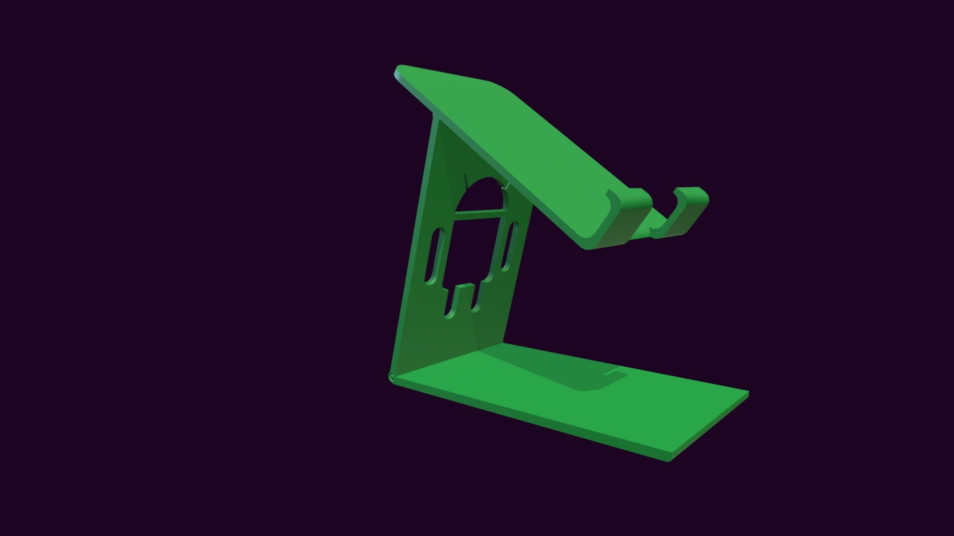 Desk_ Phone_ Holder- Android_ Mesh - Download Free 3D model by ...