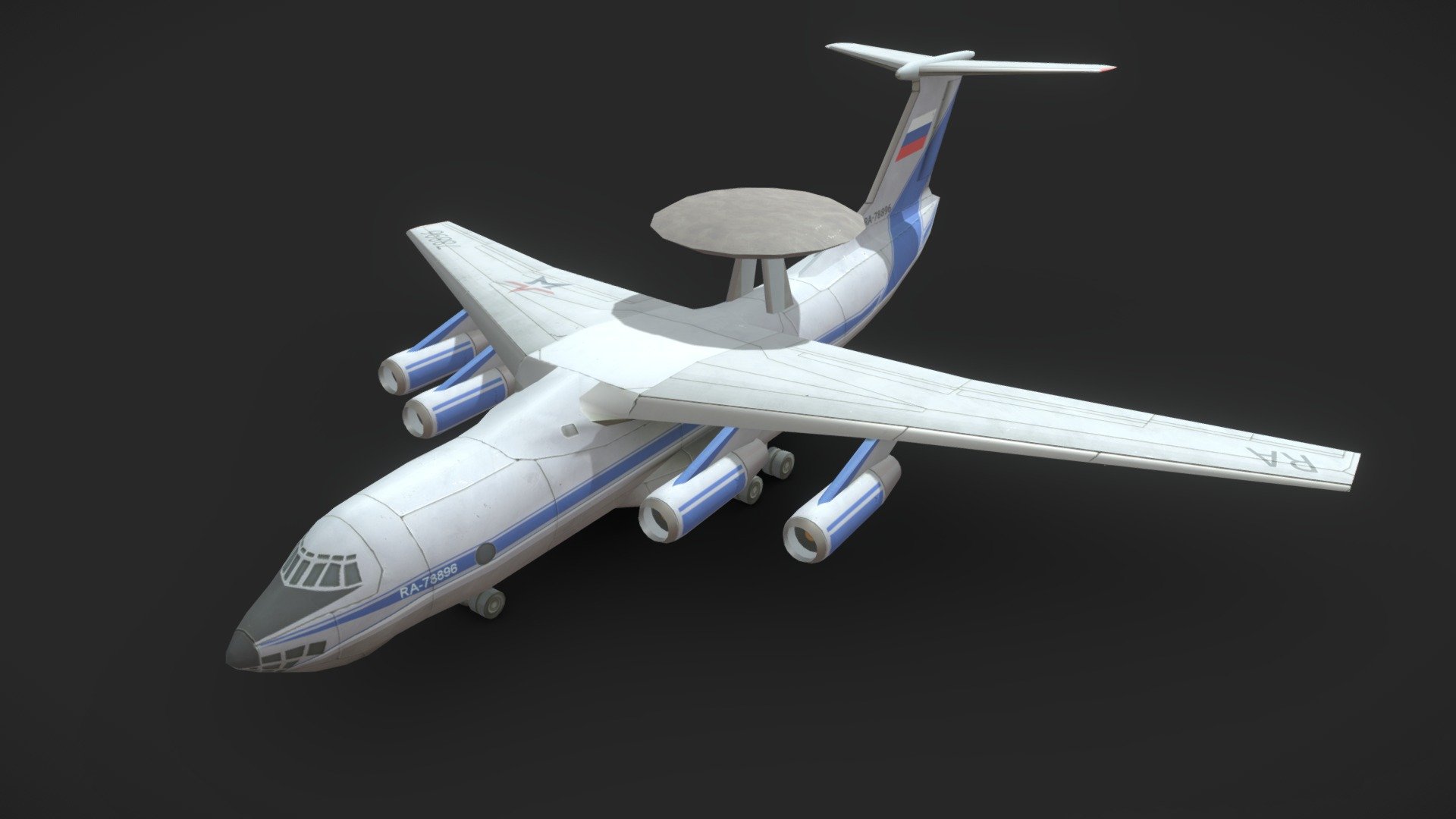 Il-76 Cargo Plane - 3D model by spacelynxcanfly [d8e6d9a] - Sketchfab