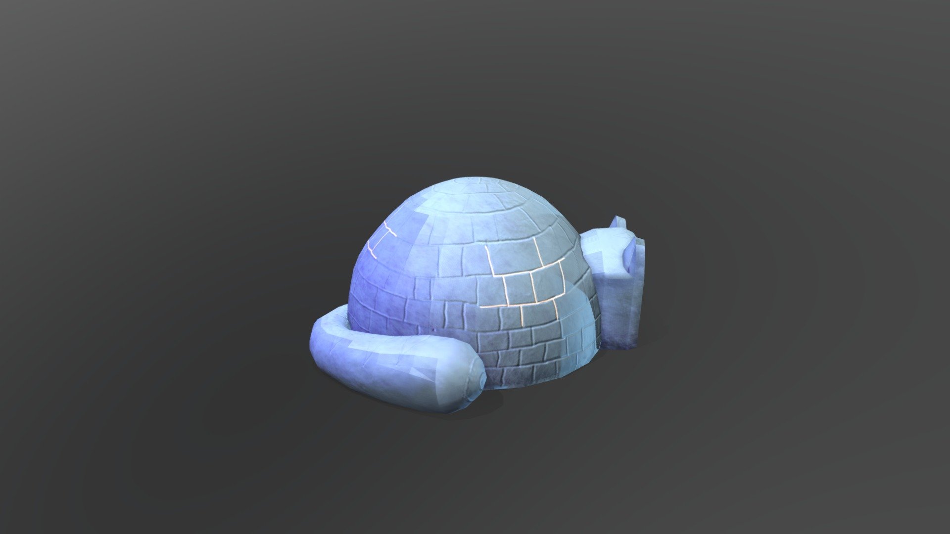 ice igloo - 3D model by Ladybutterfly [d8e7828] - Sketchfab
