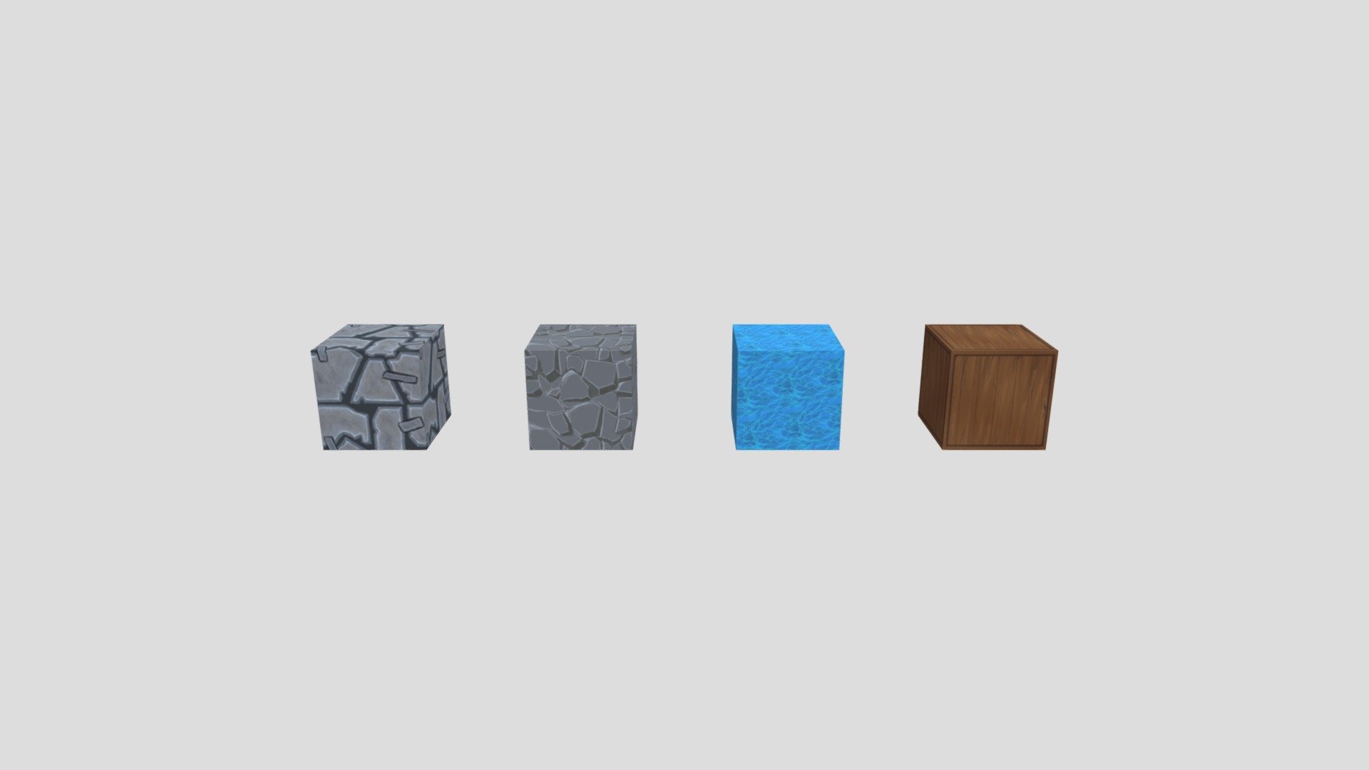 four_cubes - 3D model by indieptr [d8e9c68] - Sketchfab