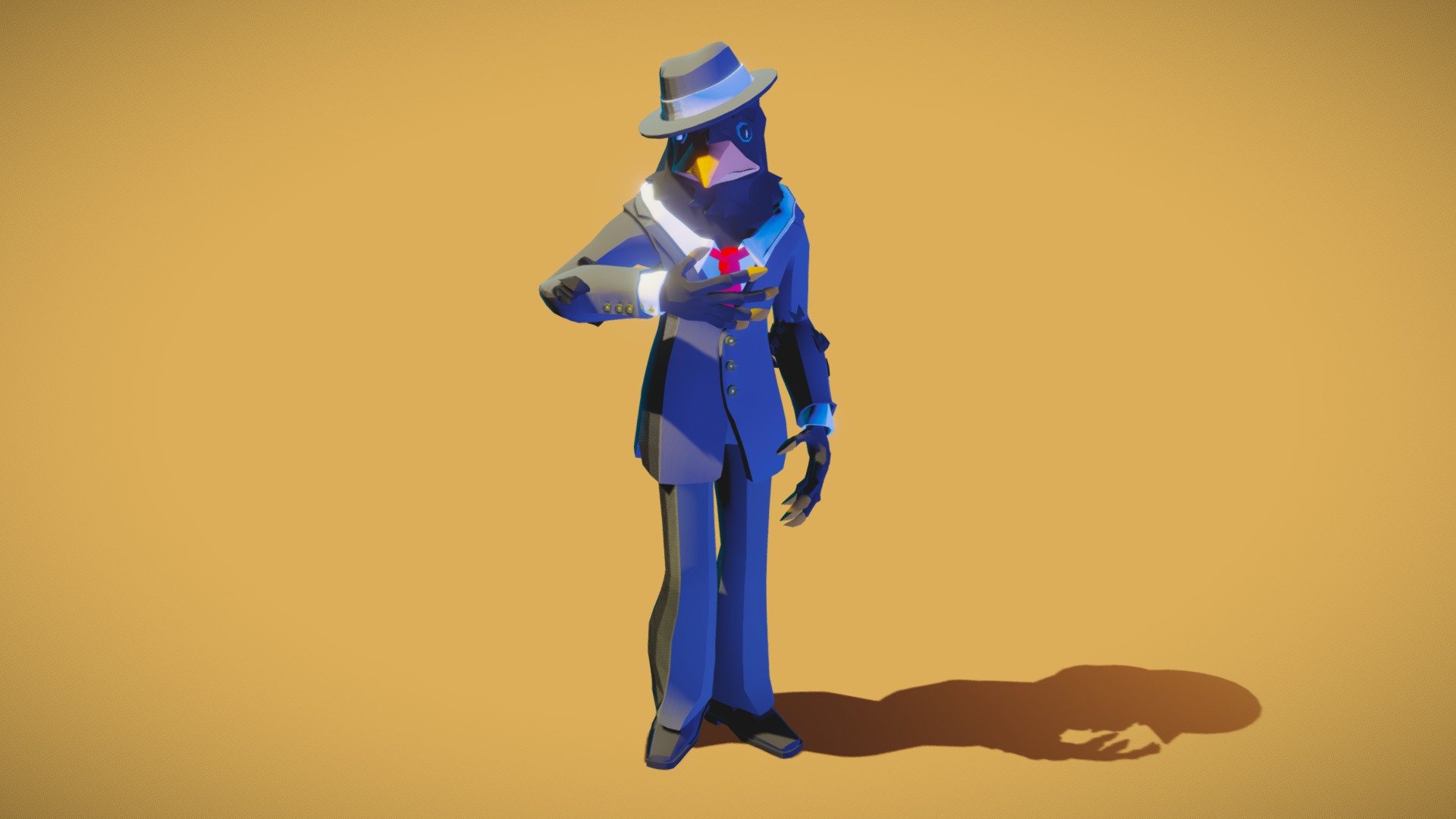 Bird In Suit - VRChat Avatar - 3D model by BirdmaskStudio [d8ea3f8 ...