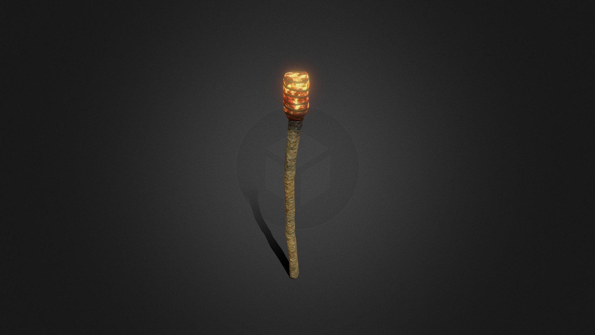Torch stick - Download Free 3D model by DJMaesen (@bumstrum) [d8eadee ...