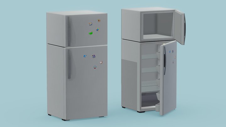 Refrigerator 3D models - Sketchfab