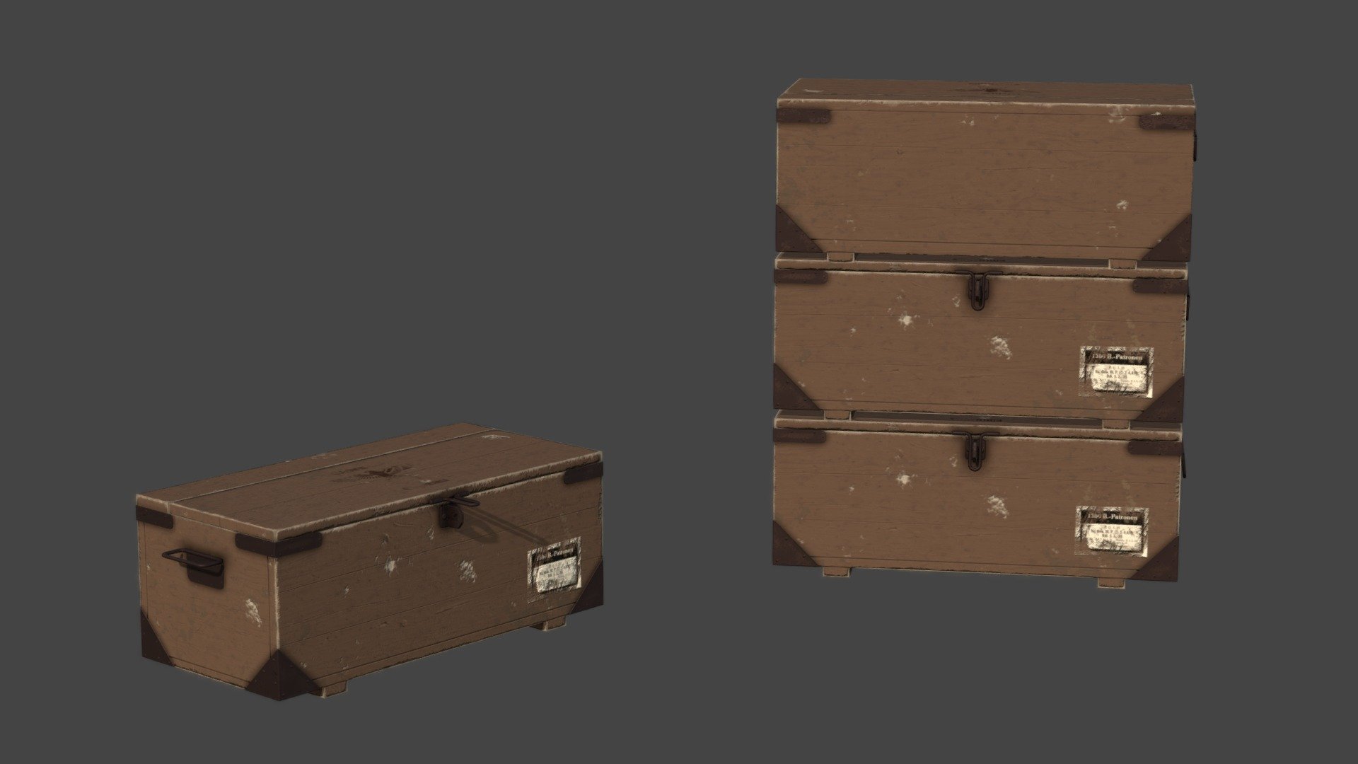 WW2 German Ammo Crate - Buy Royalty Free 3D model by pulsend [d8ed78e ...