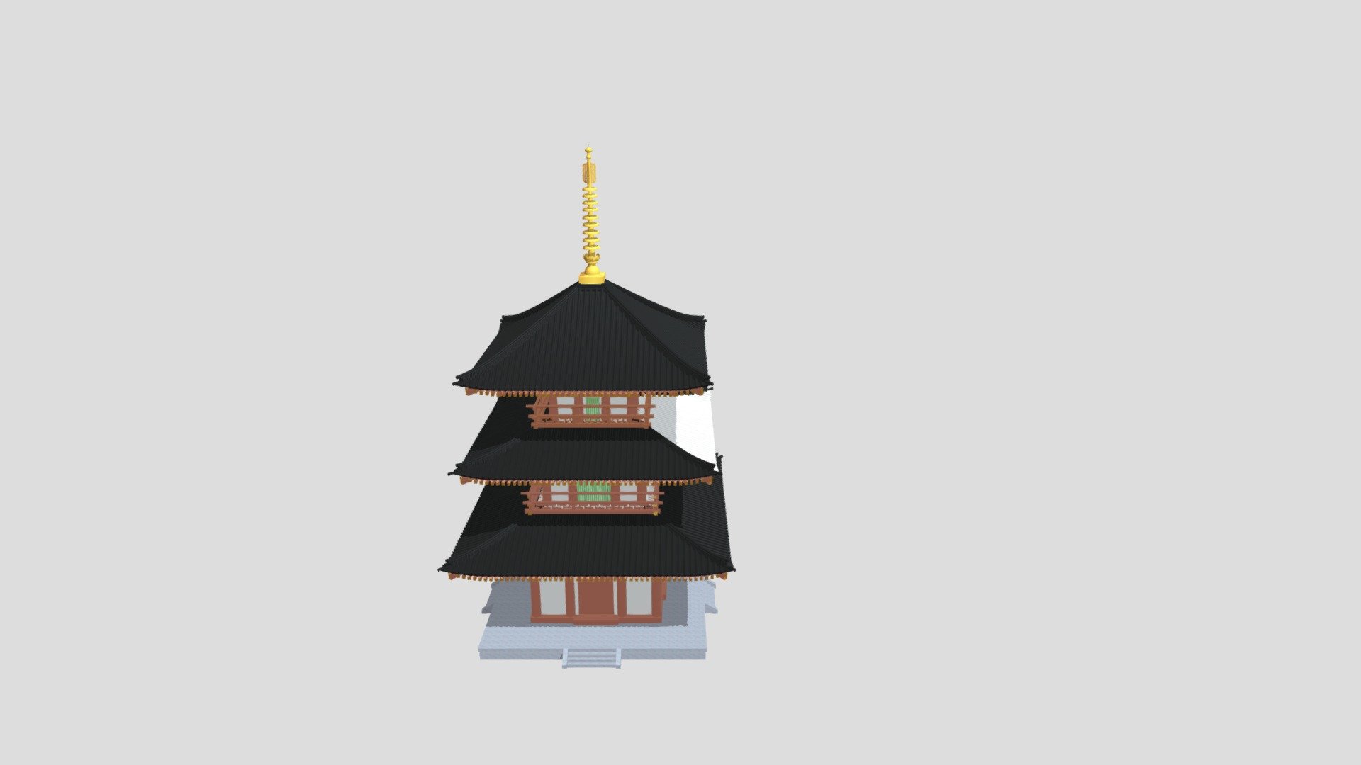 Chinese Pagoda - Buy Royalty Free 3D model by treehouse_3d [d8ef1af ...