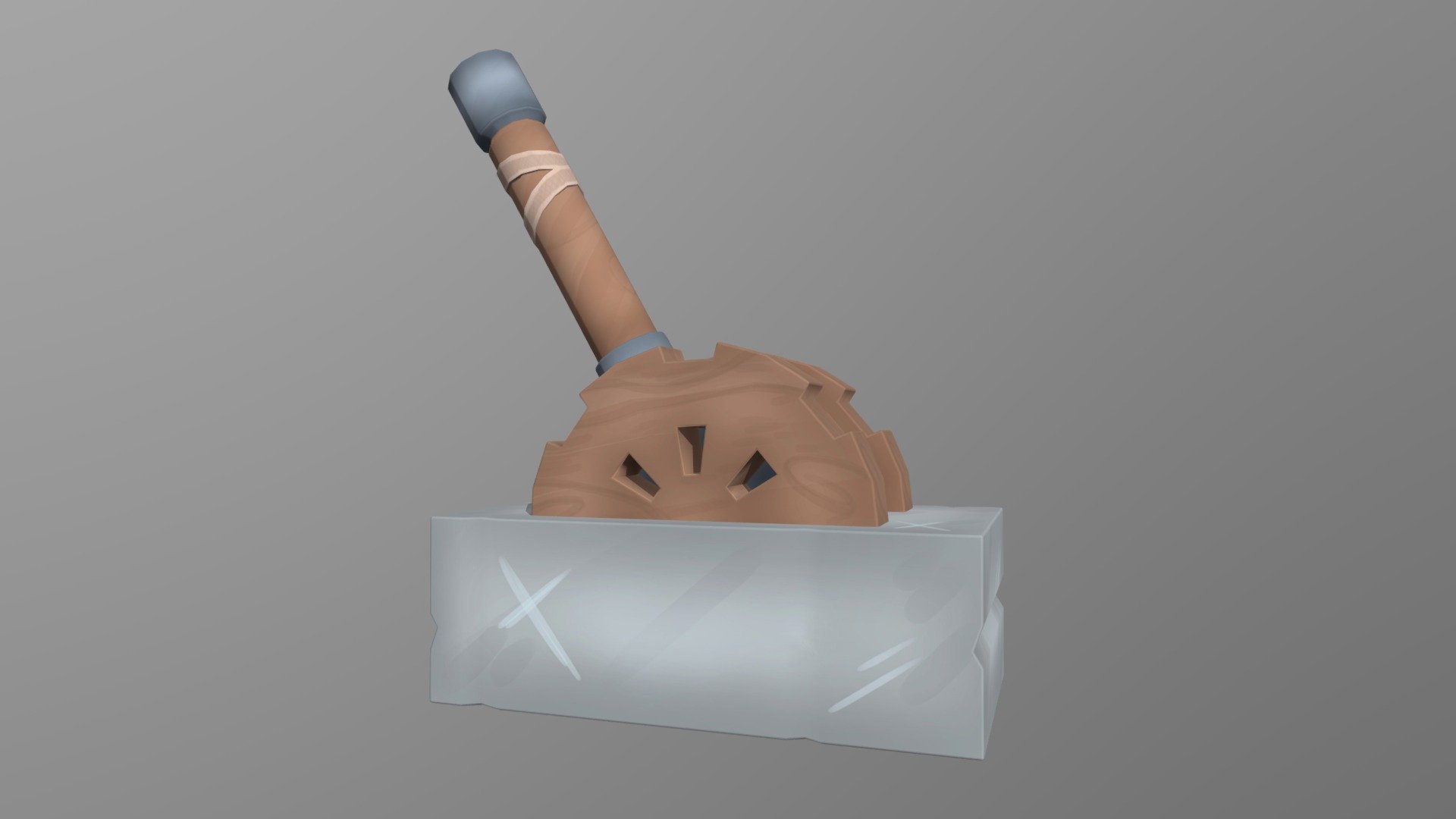 Wooden Lever - 3D model by MatthewGrantJohnson [d8f00d6] - Sketchfab