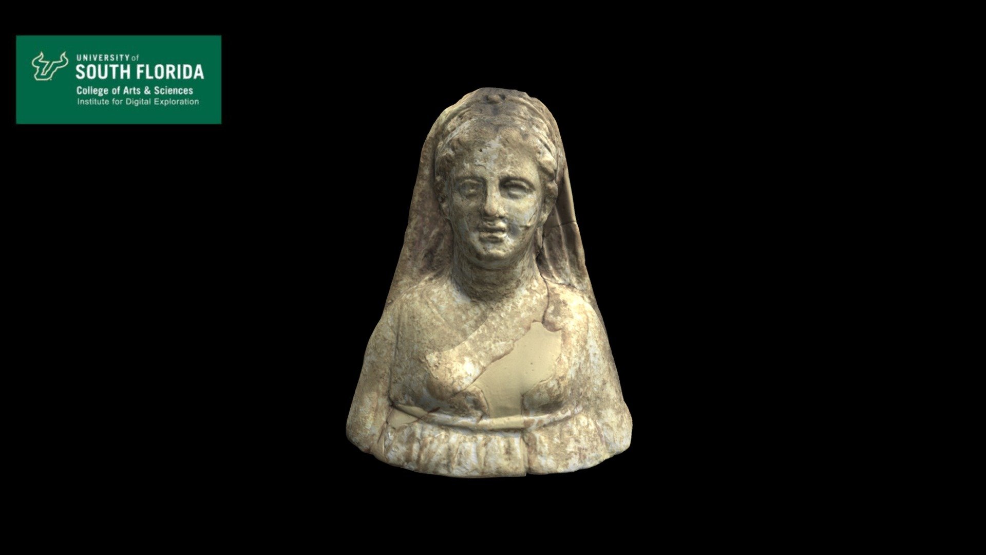 Female Bust - 3D model by USF Institute for Digital Exploration (IDEx ...