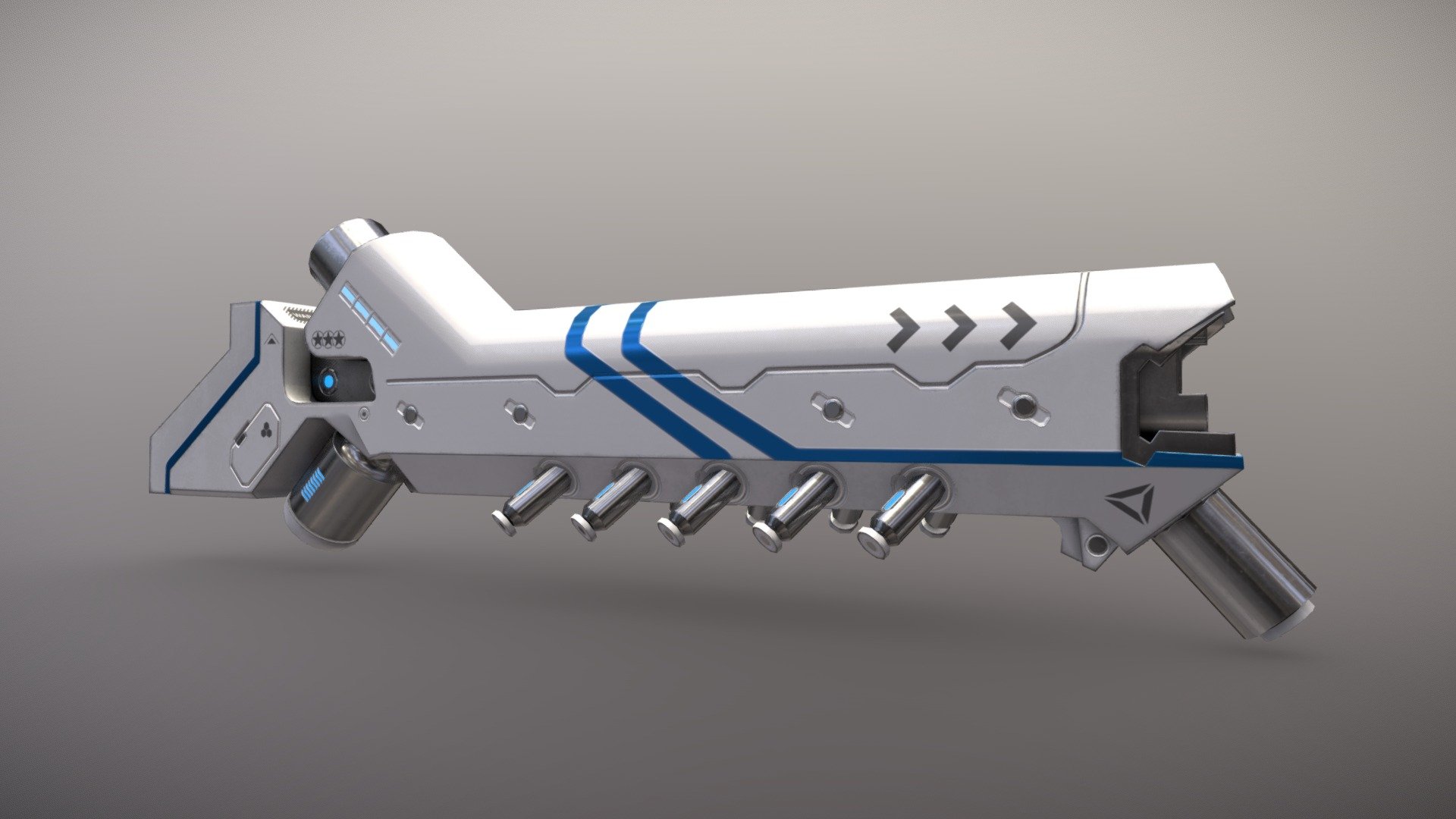Laser Gun - 3D model by Zed-Kan [d8f3eee] - Sketchfab