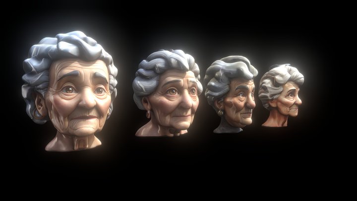 Face 3D models - Sketchfab