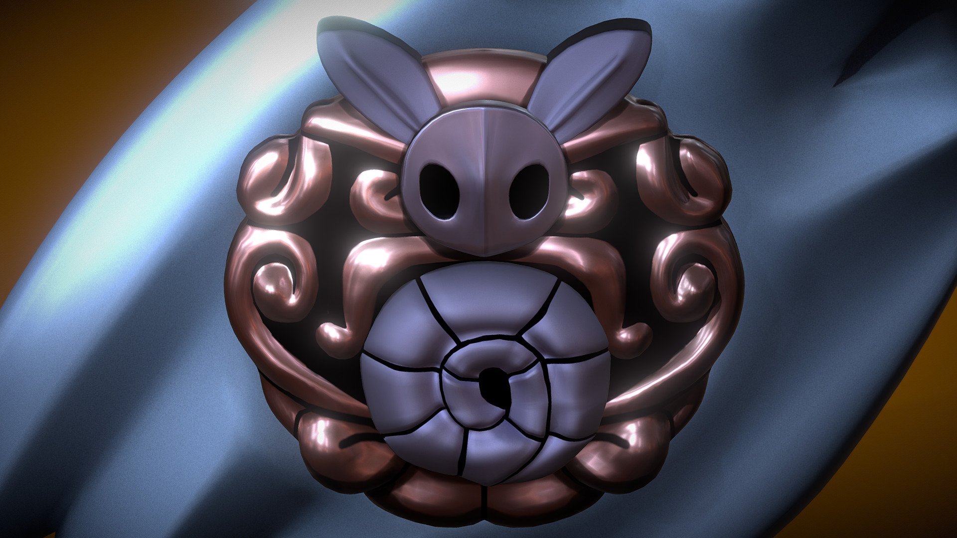 Hollow Knight Gathering swarm Charm FanArt - Buy Royalty Free 3D model ...