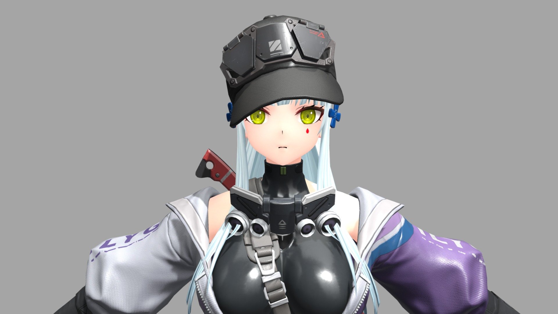 [GF2] Klukai - HK416 (Default Skin) - 3D model by VuckyZ (@VuckyZ123 ...