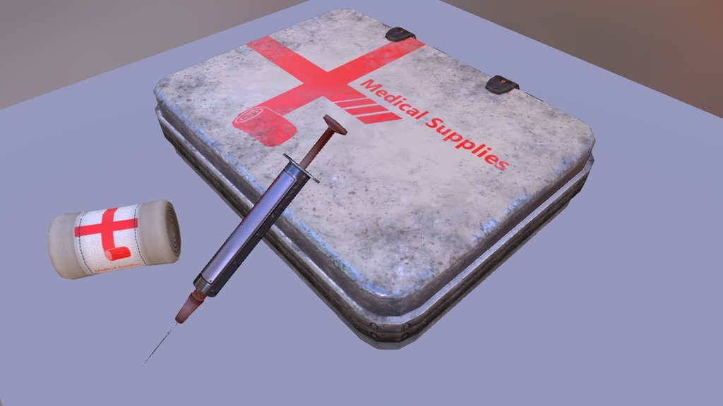 Medipack Free Game Asset - 3D model by conrad_locke [d8f613c] - Sketchfab