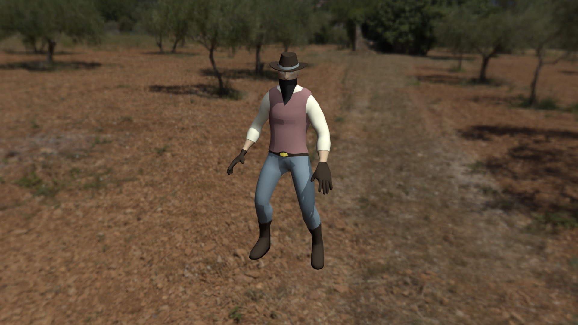 Cowboy Drawing Gun Animation - Download Free 3D model by AshleyR ...