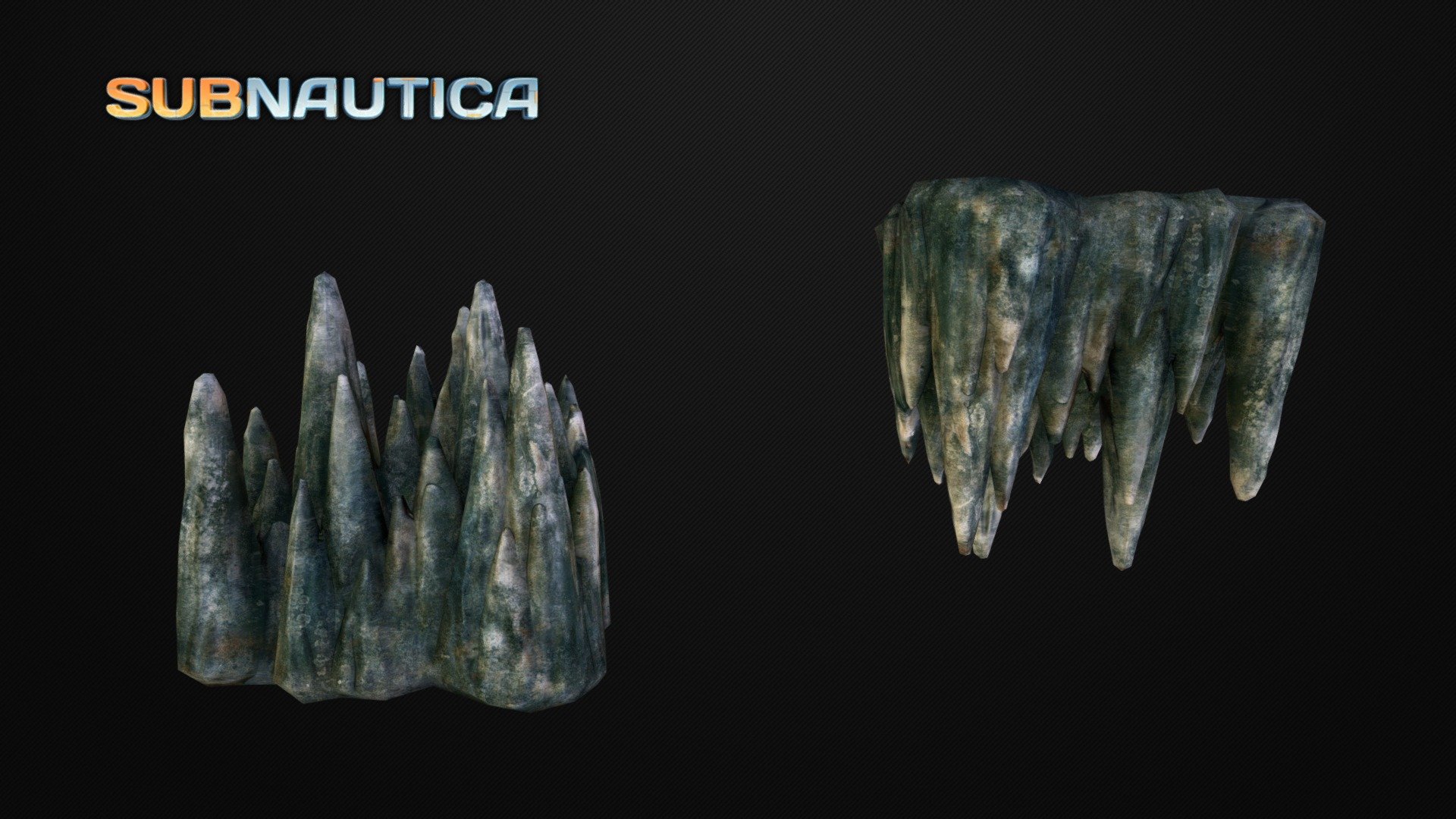 stalactite_cluster_01 final - 3D model by Fox3D [d8f78d3] - Sketchfab