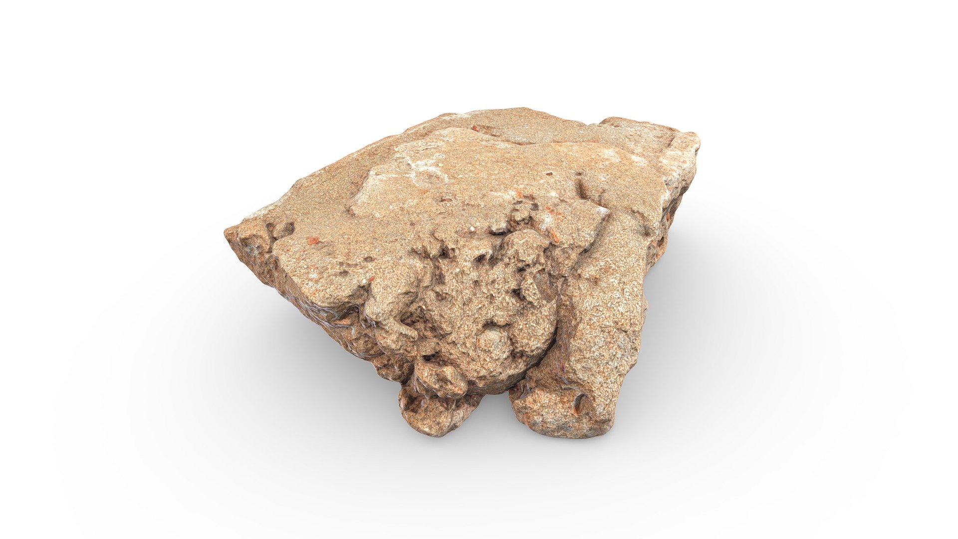 Chipped Piece of Concrete - 3D model by RawCatalog.com (@rawcatalog ...