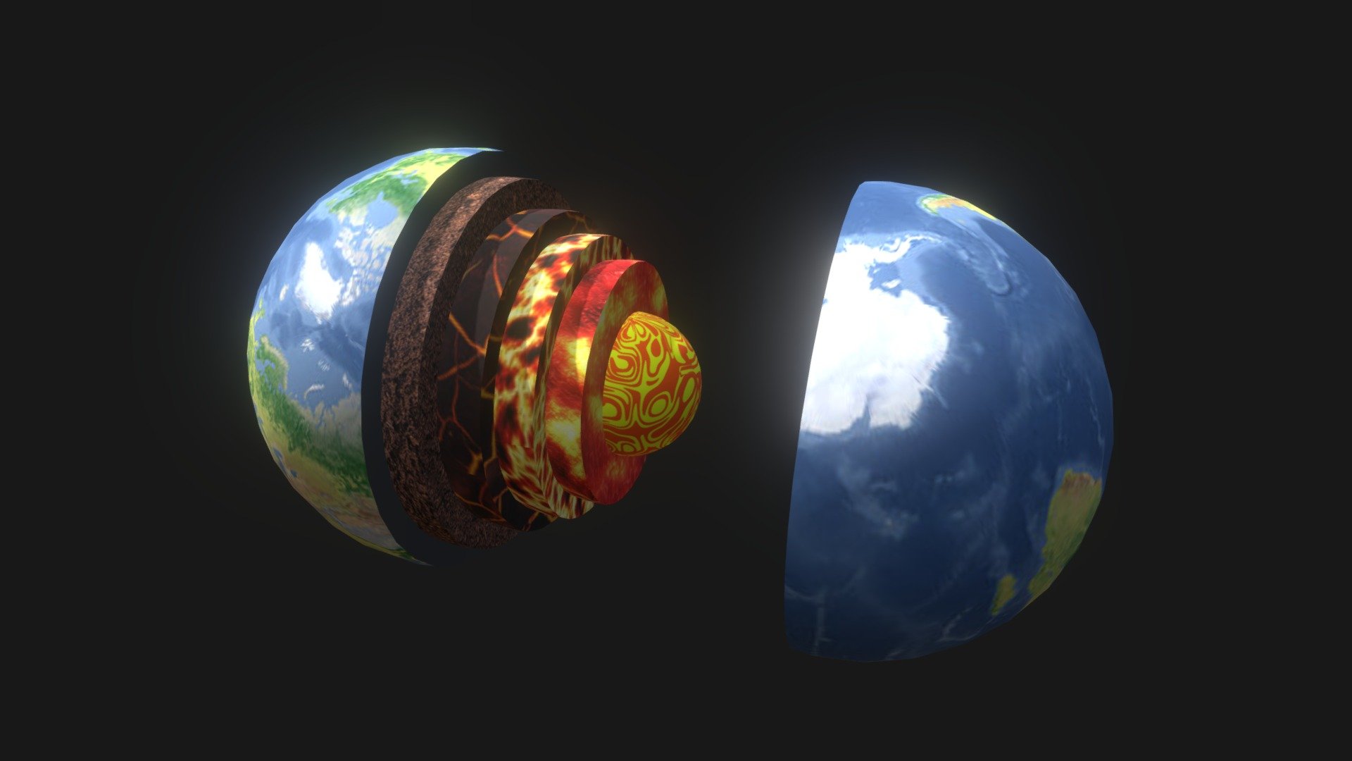 Earth parts - 3D model by jishnukamalbora70 [d8f7b95] - Sketchfab