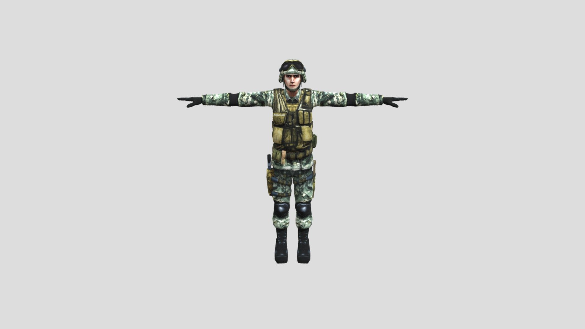 Soldier - Download Free 3D model by Dannysac [d8f8a22] - Sketchfab