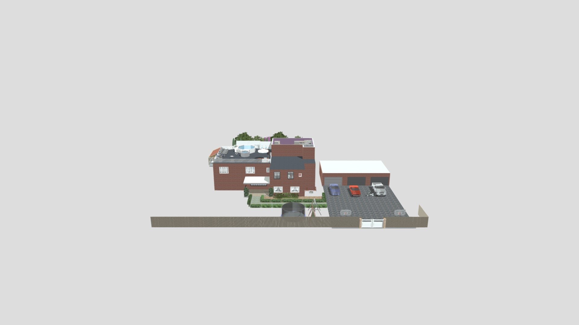 Friends House - Download Free 3D model by Home Design 3D (@homedesign3d ...