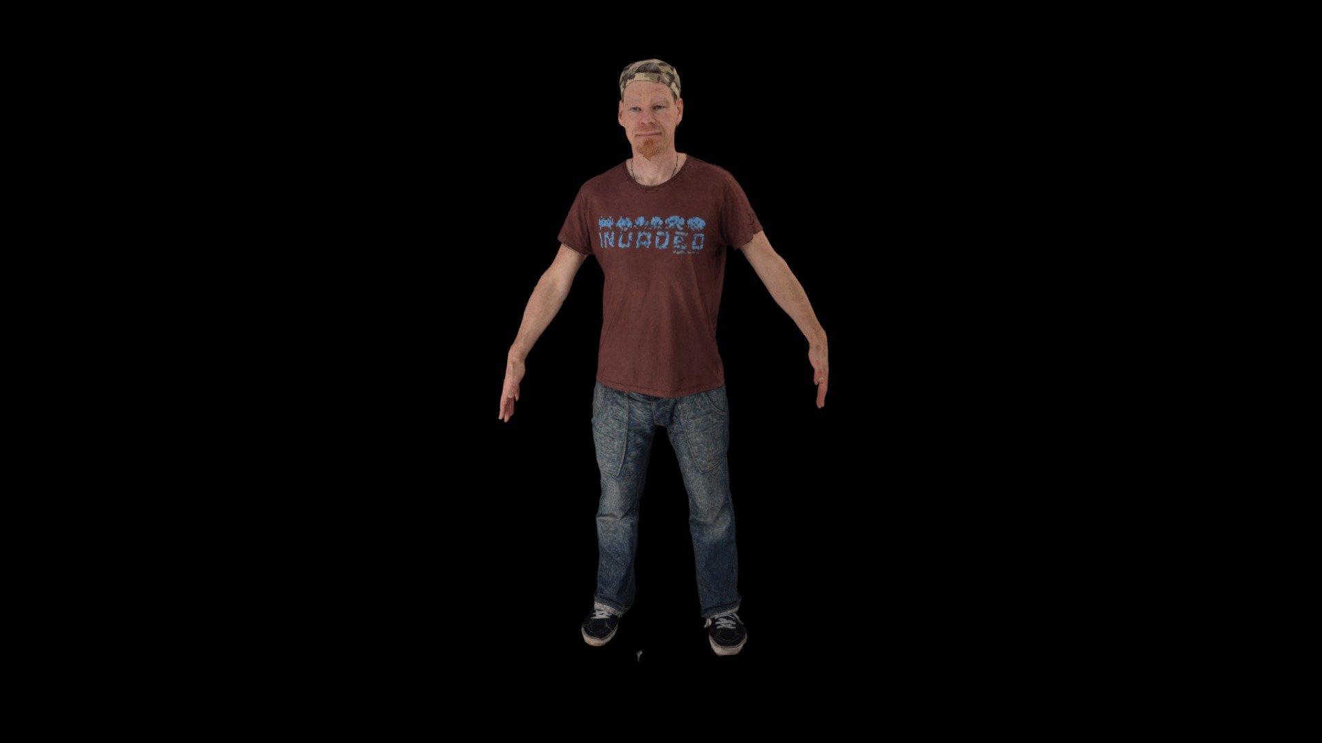 Full body 3d scan using photogrammetry - 3D model by 3dify [d8f9dd3 ...