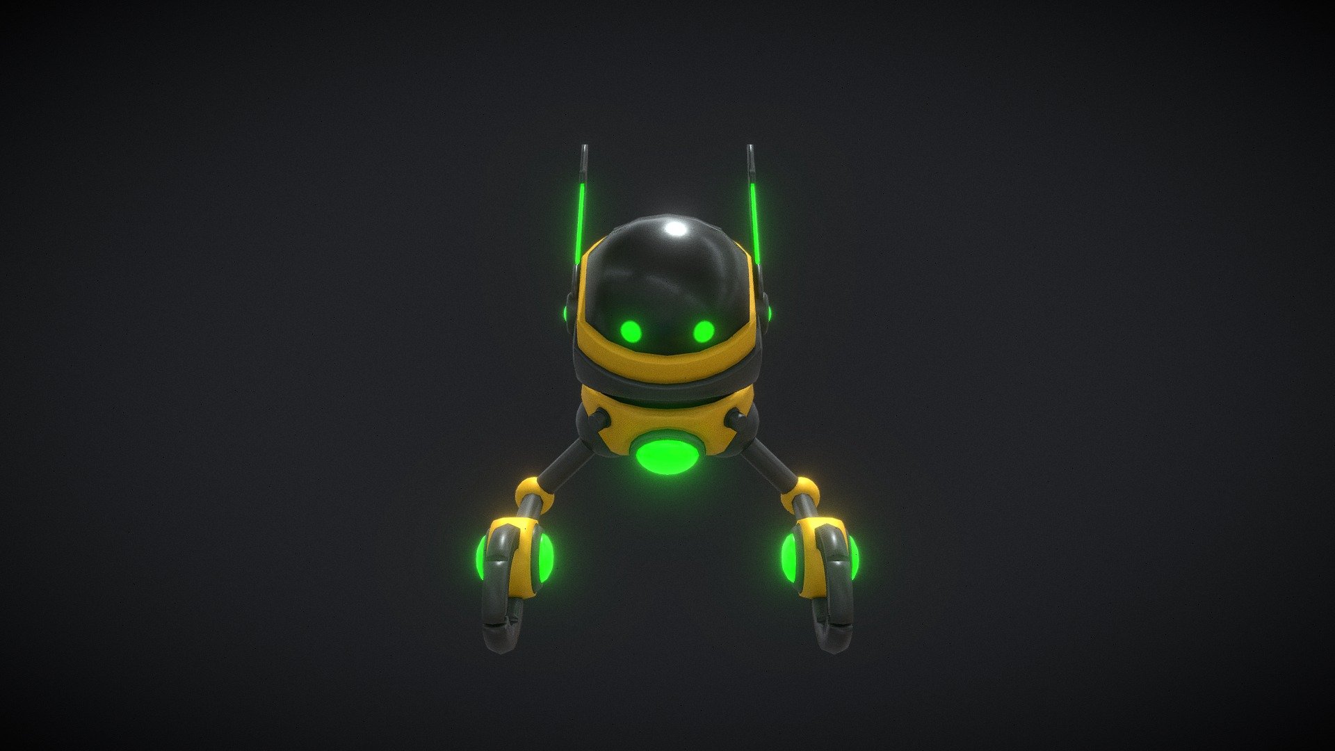 Workerbot - 3D model by mroscar [d8fa389] - Sketchfab