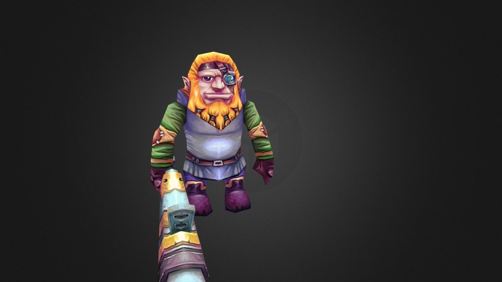 Dwarf - Heroes of Paragon - 3D model by poboczny [d8fa883] - Sketchfab