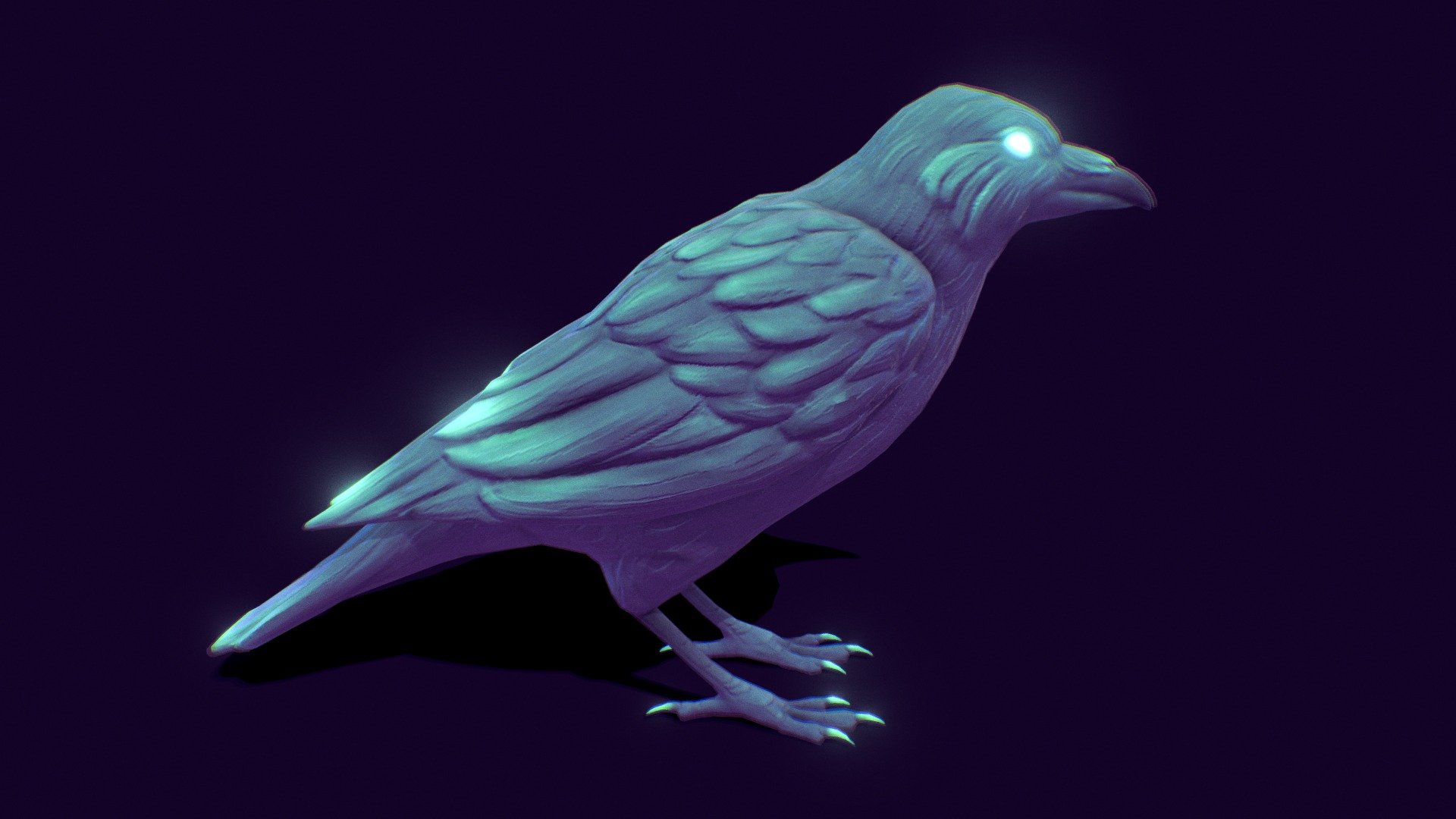 crow - 3D model by camilleotto [d8fa9fc] - Sketchfab