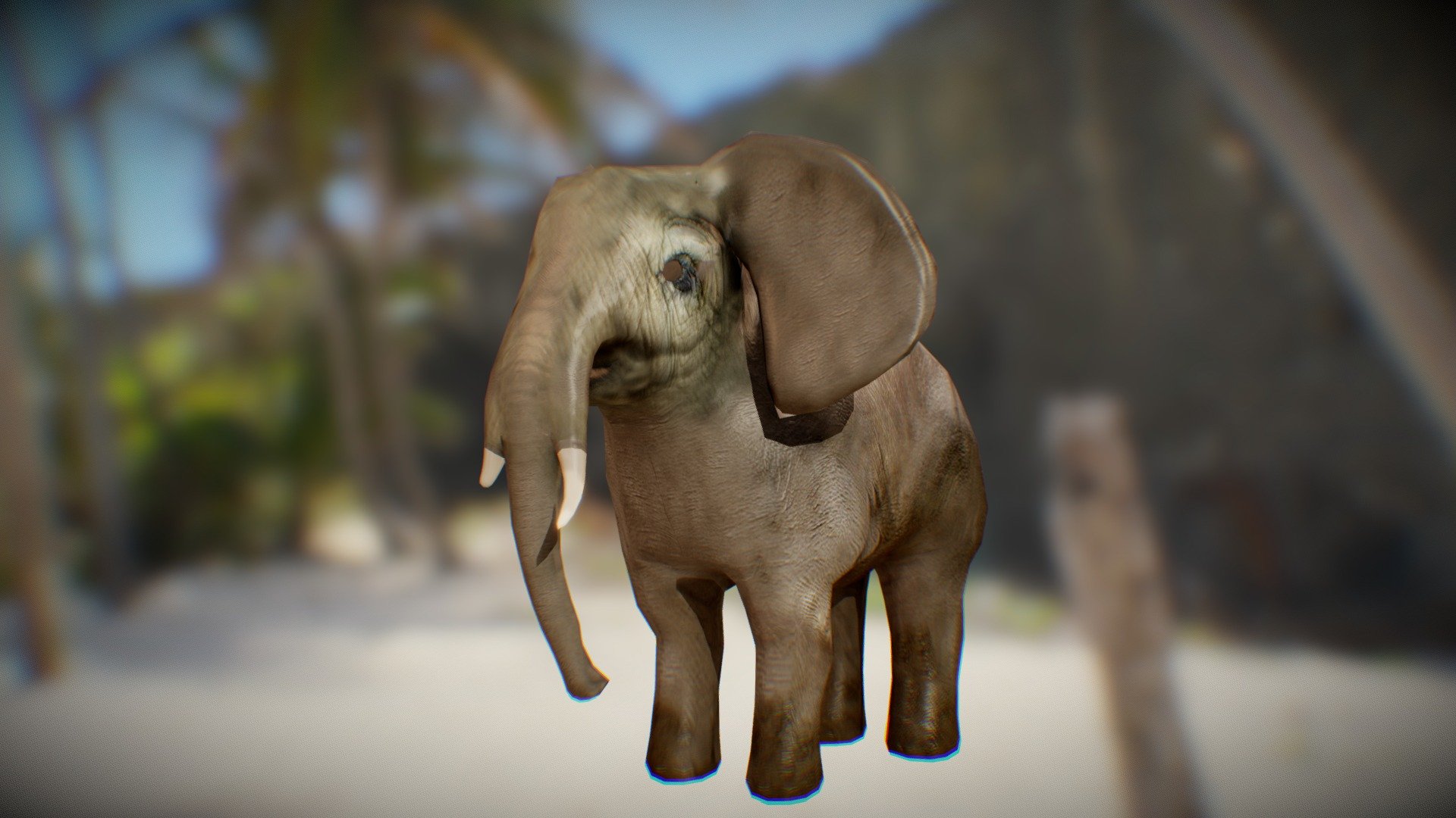 elephant - Download Free 3D model by manoeldeoliveira [d8faed8] - Sketchfab