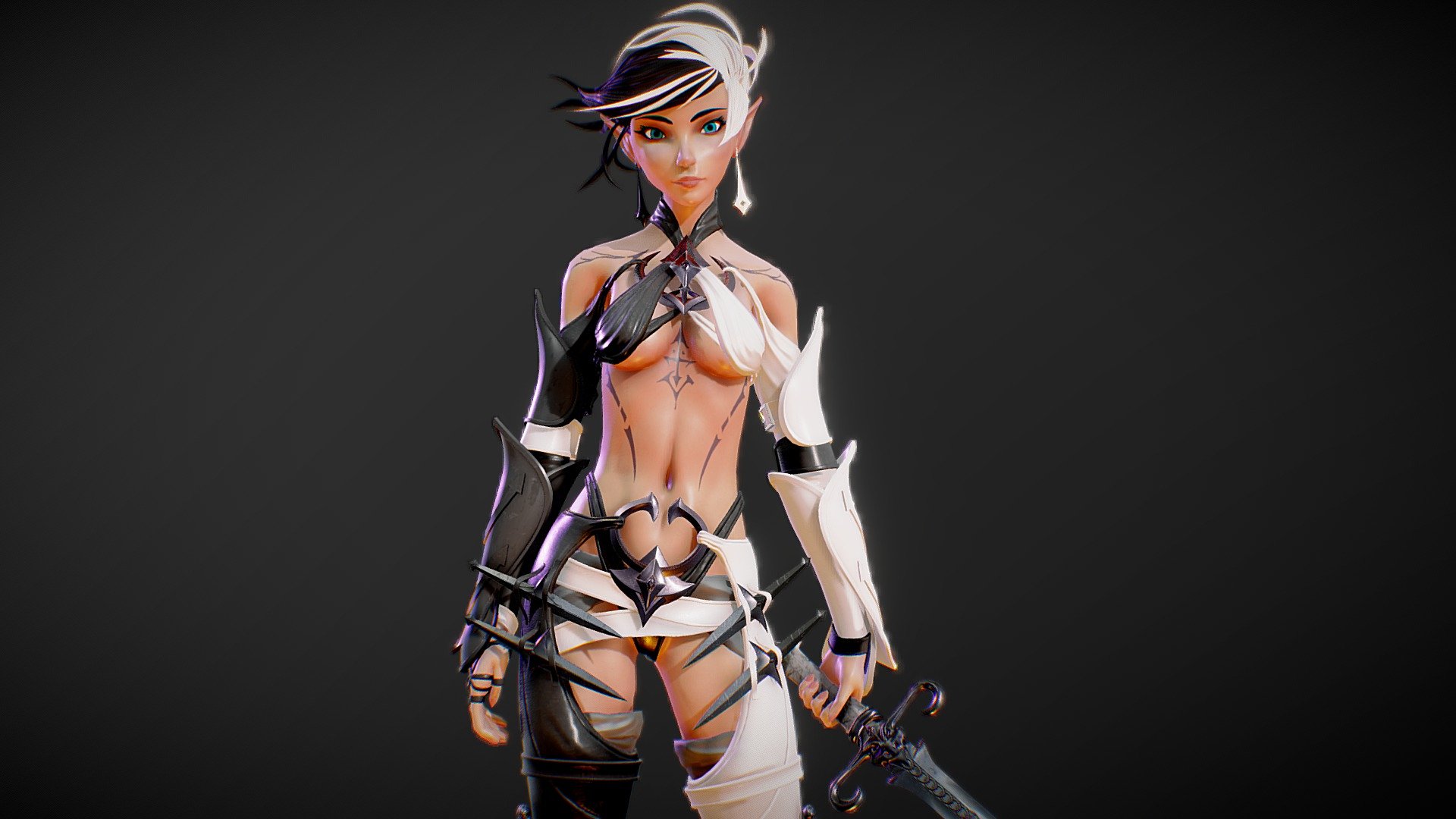 Blade Dancer - Stylized Character - 3D model by Kero.Los [d8fb2c6] - Sketchfab