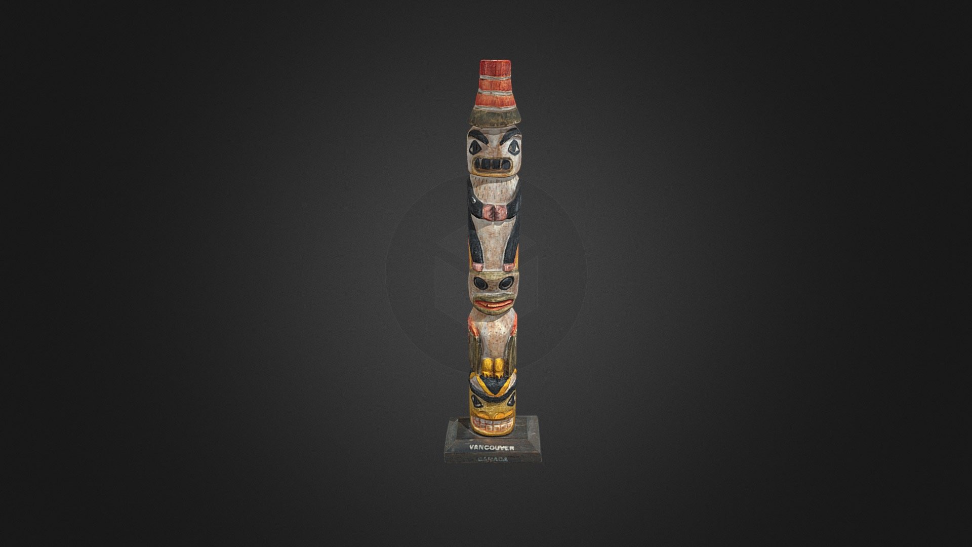 Totem Pole - Hastings Museum - 3D model by Deep3D (@simonbrown ...