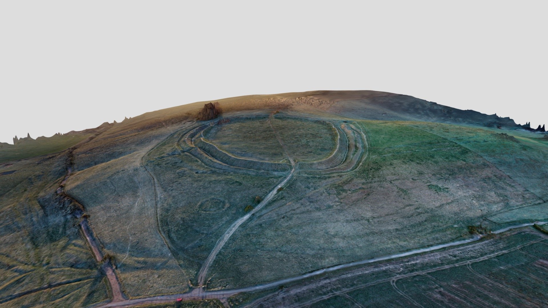 Barbury Castle - Download Free 3D model by theantitheo [d8ff087 ...