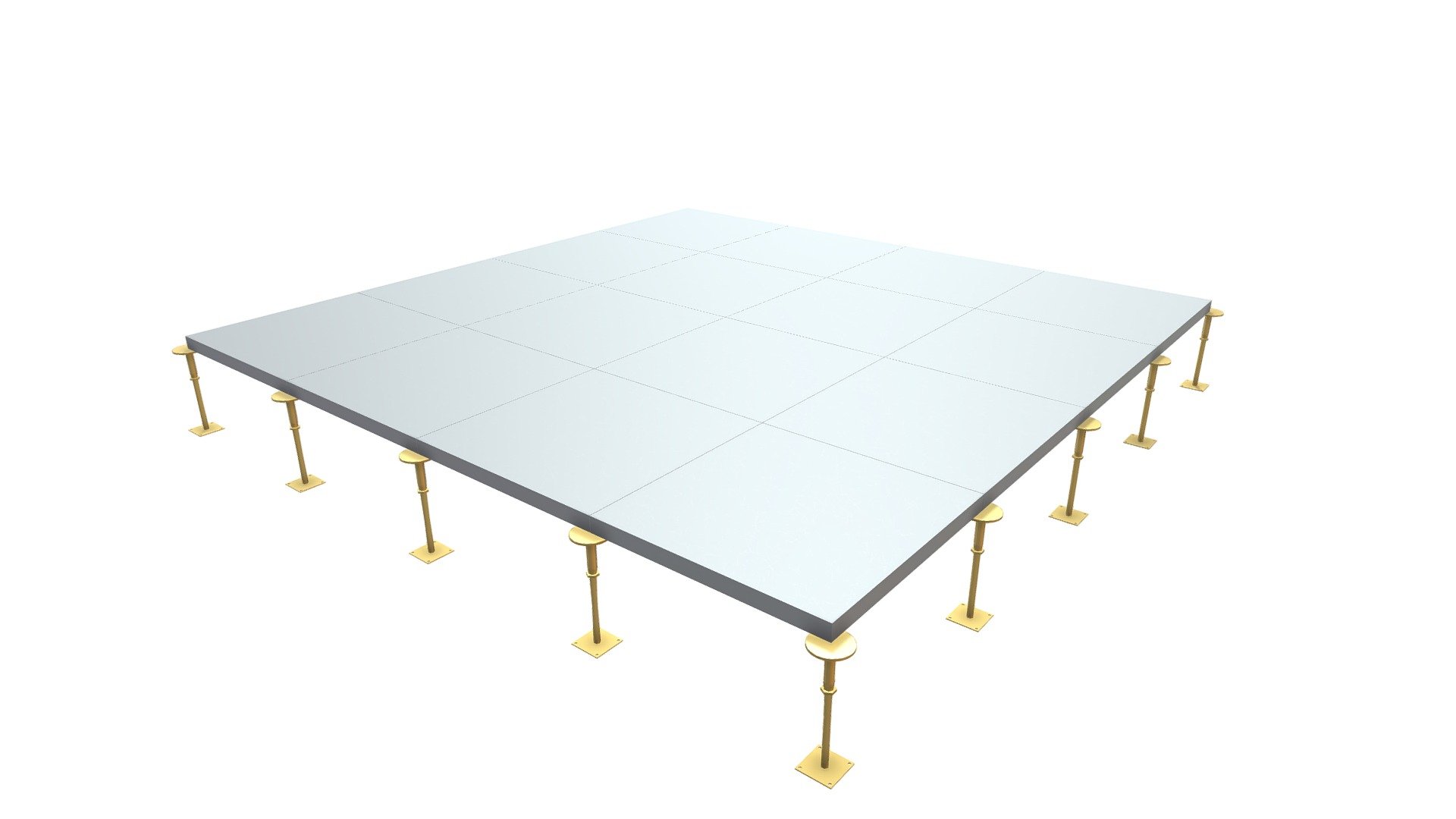 Kingspan Access Floors - Pedestal - Download Free 3D model by bimstore ...