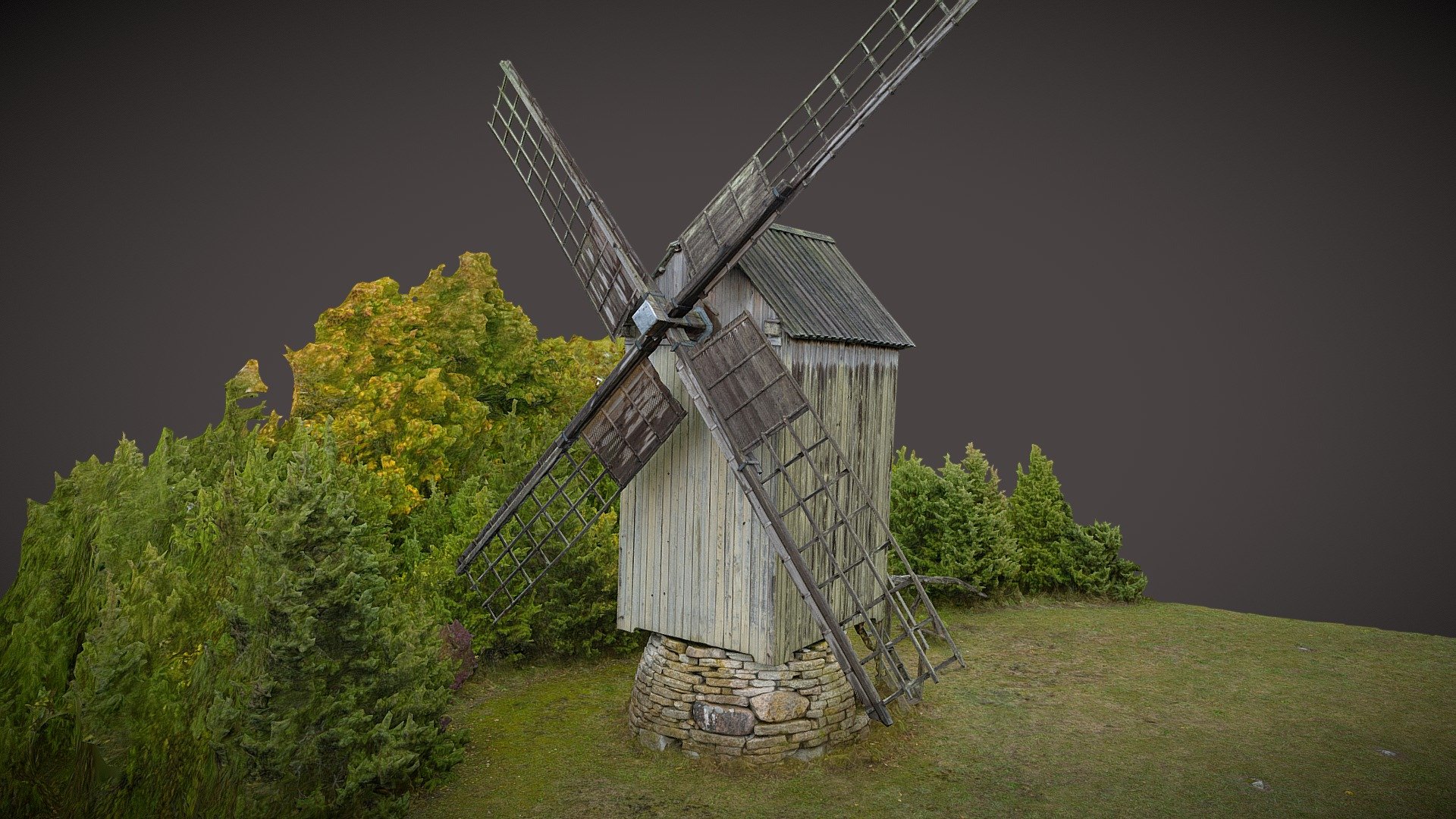 Andruse windmill - 3D model by Saulius.Zaura [d900ac2] - Sketchfab