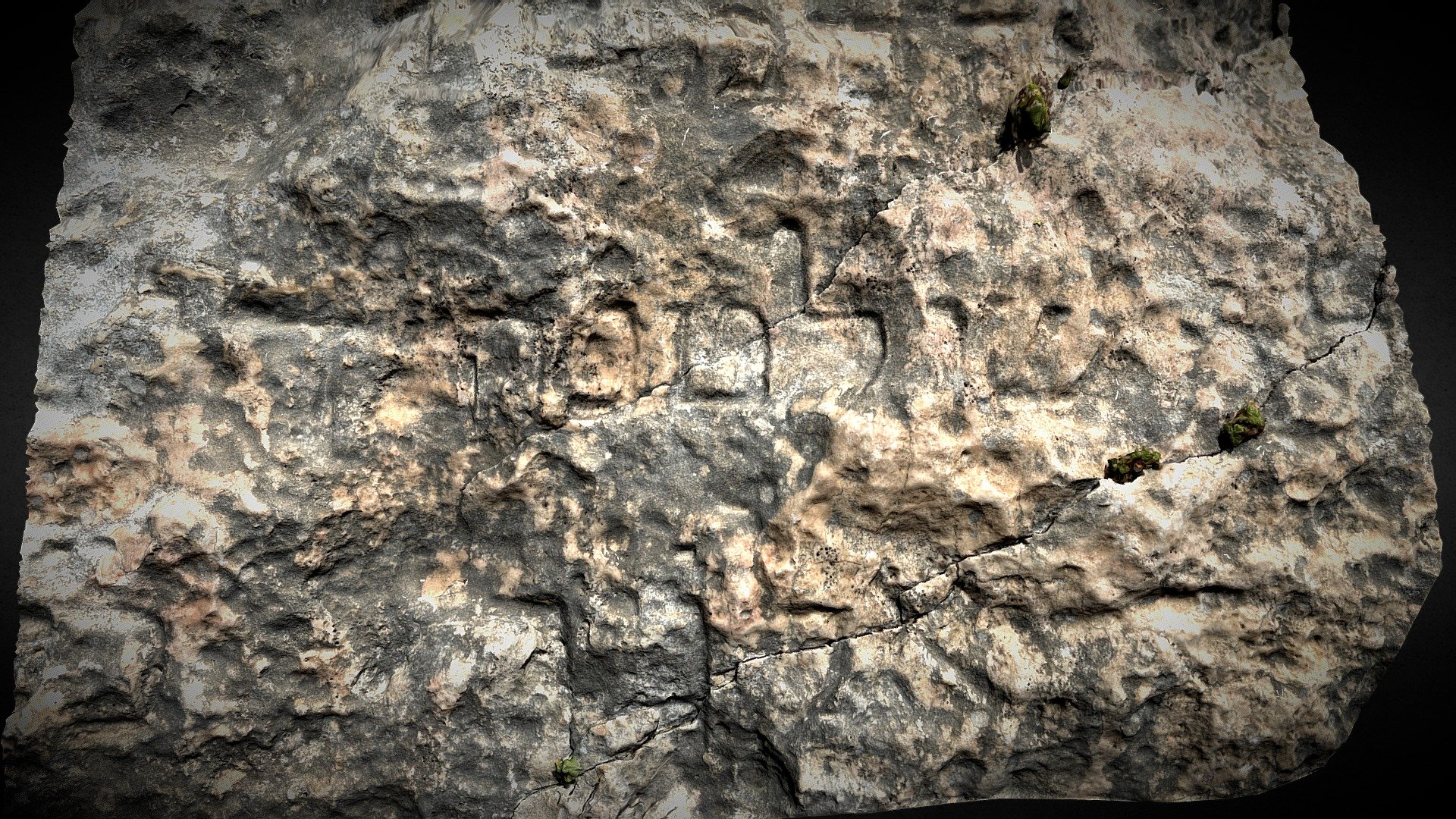 Ancient Hebrew Inscription - Kidron Valley - Download Free 3D model by ...