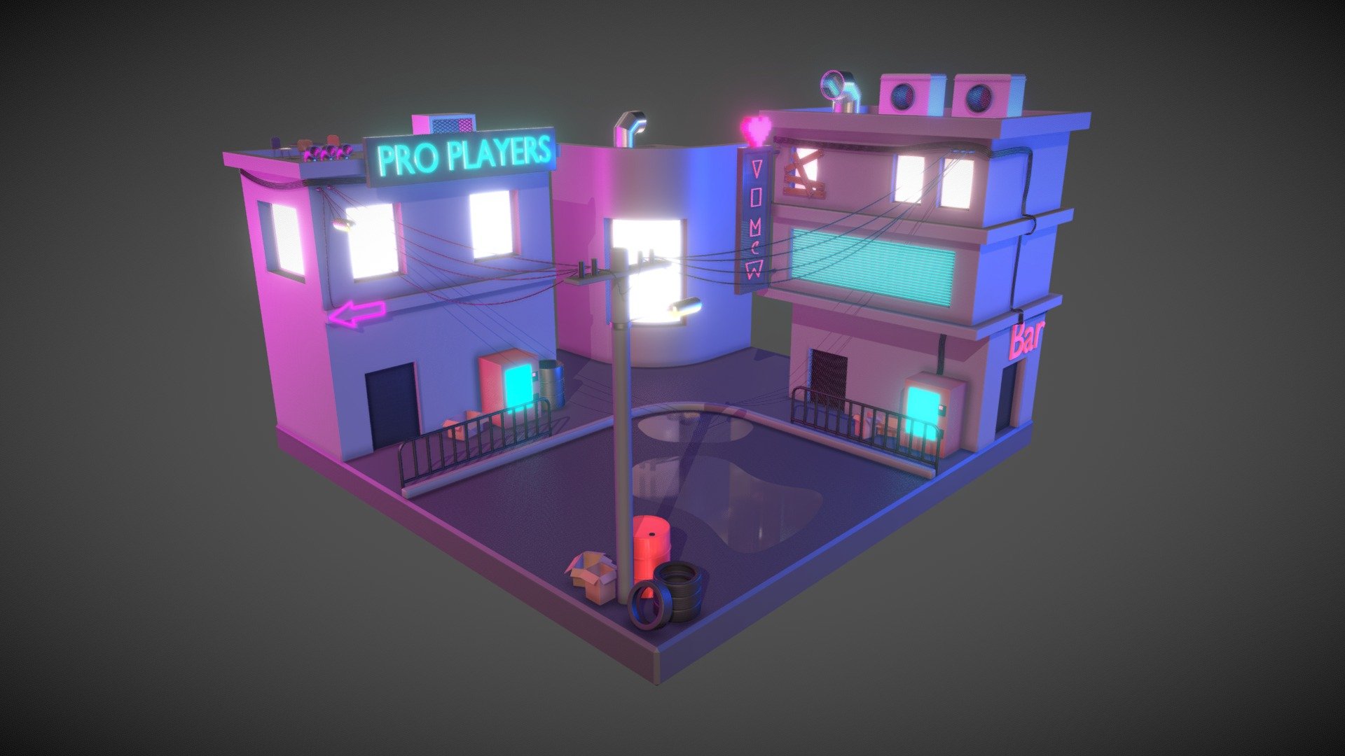 Diorama Pro Players - Download Free 3D model by Escola Pro Players ...