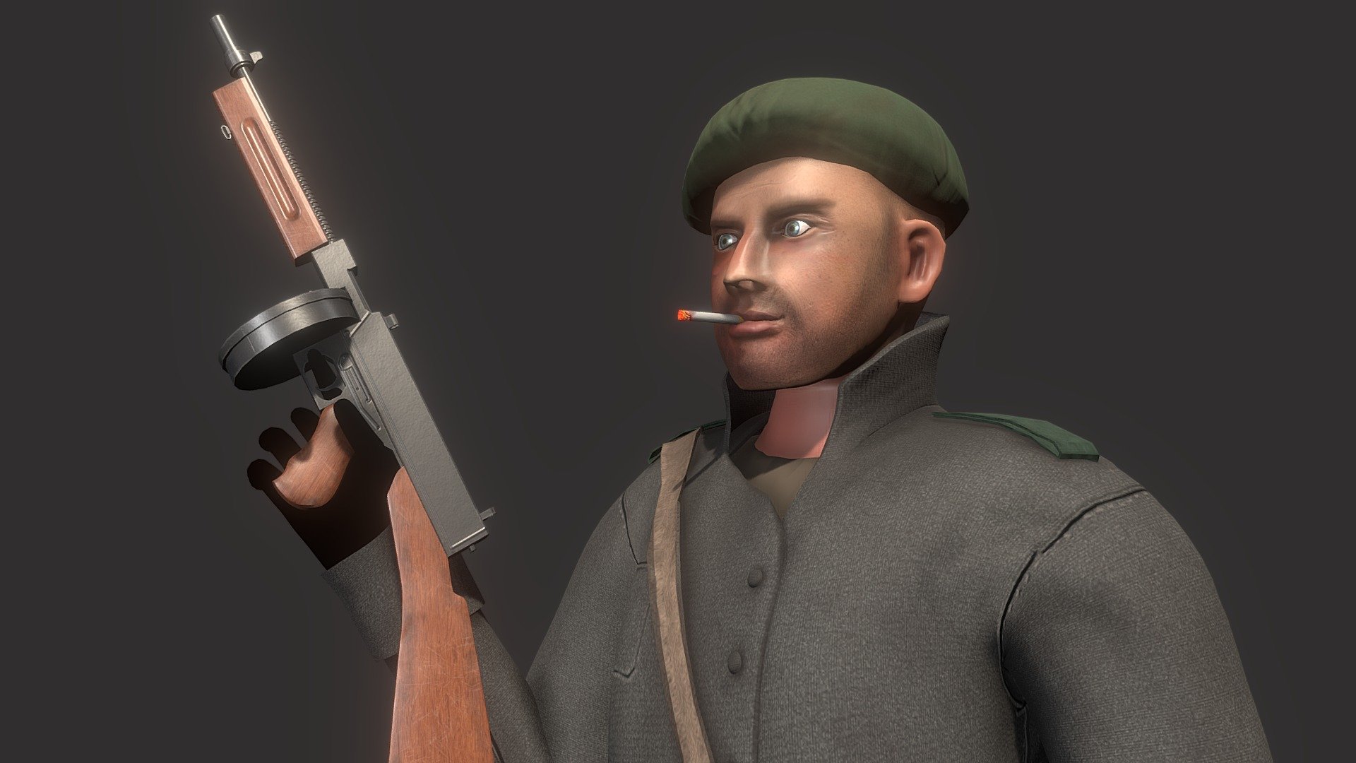 1970 Gangster Soldier - Download Free 3D model by R-LAB (@rakshaan ...